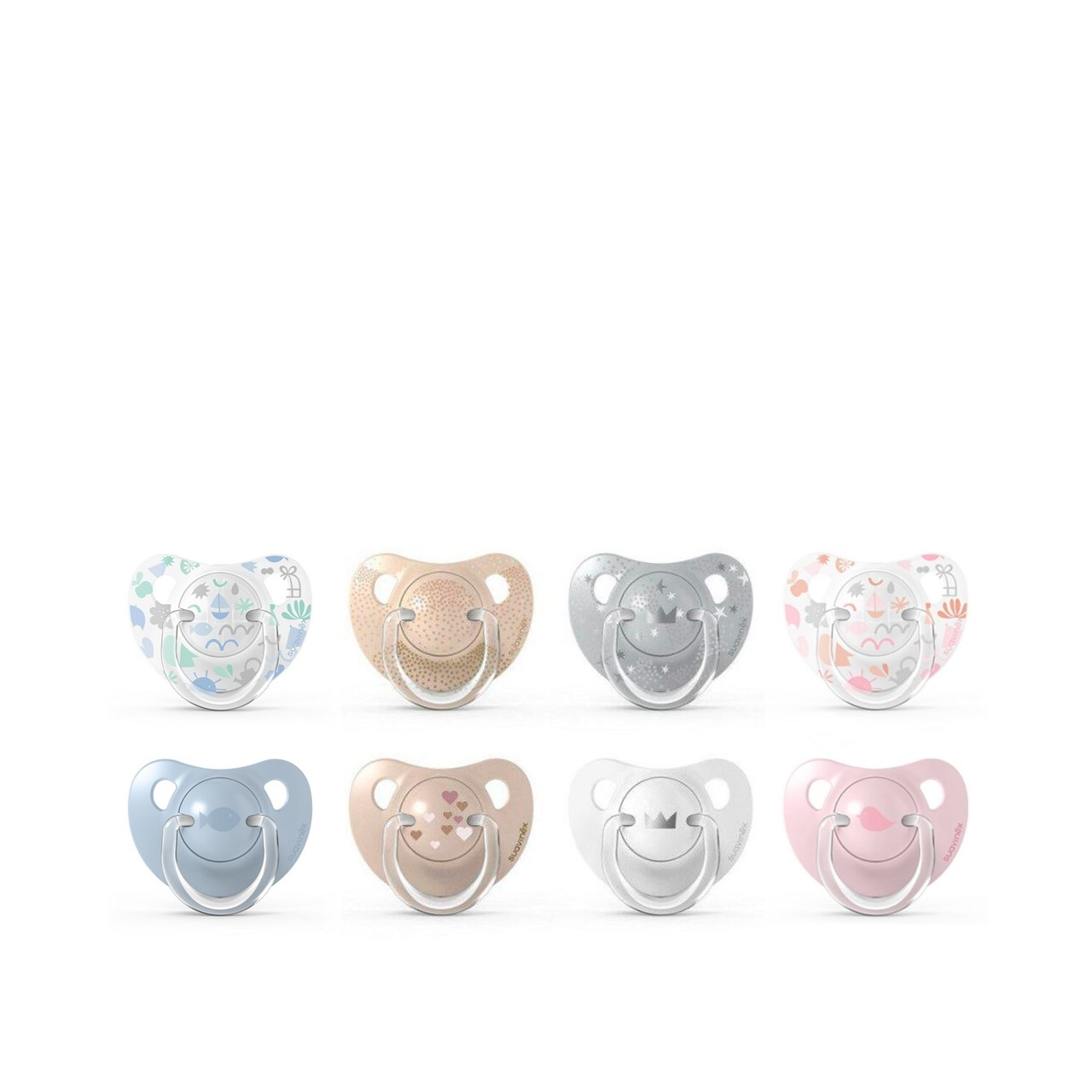 Suavinex Classic Anatomical Pacifier Silicone Nipple 0-6m x2