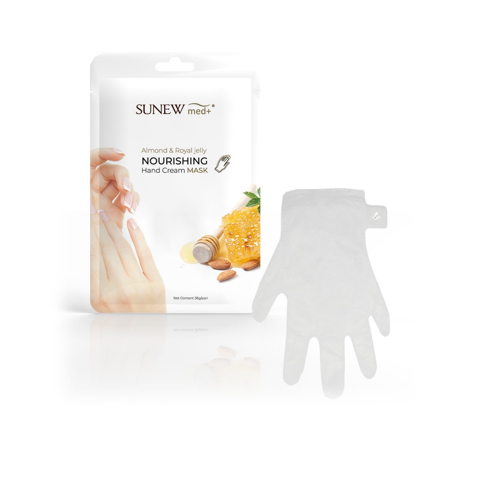 SunewMed+ Nourishing Hand Cream Mask Almond & Royal Jelly x1 Pair Egypt