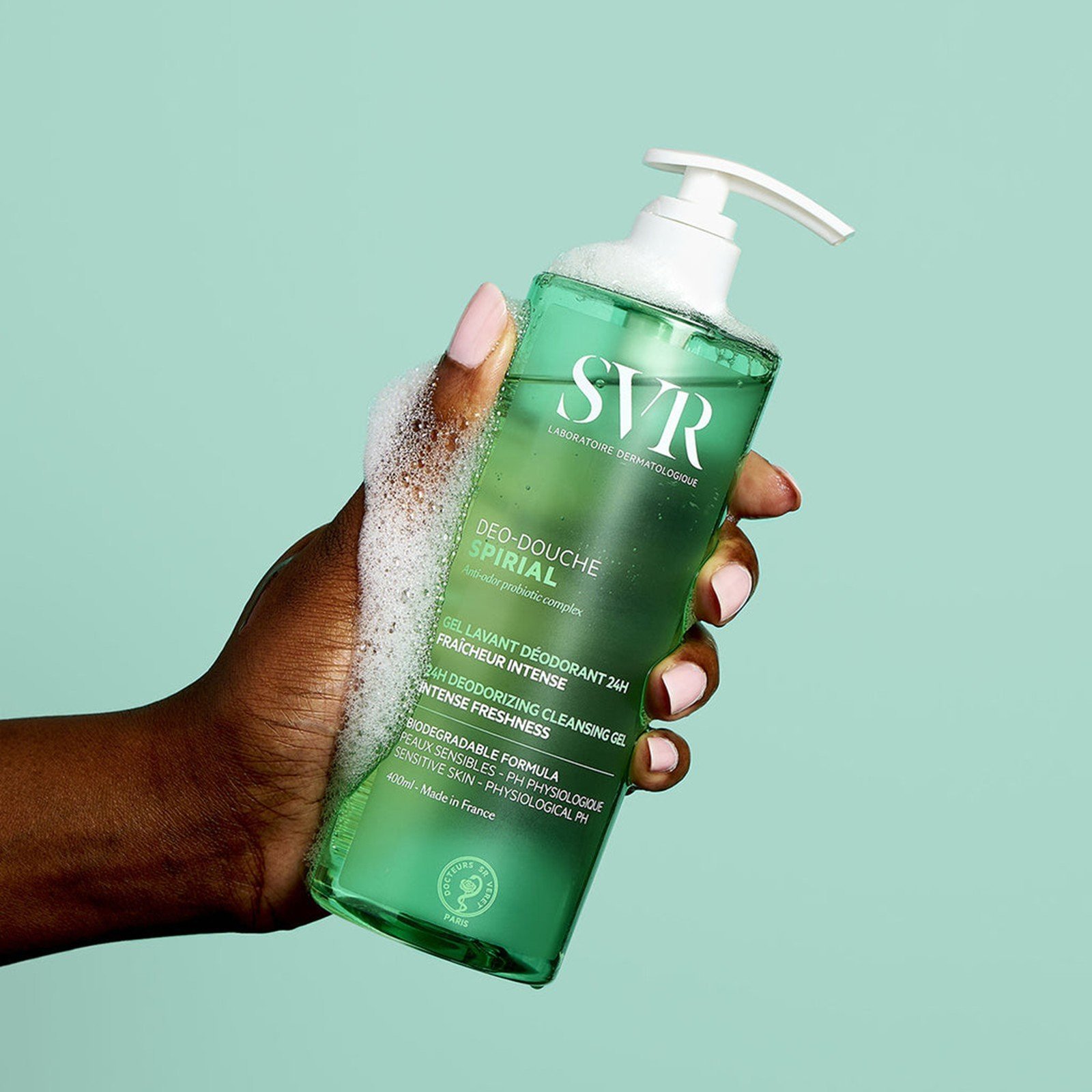 SVR Spirial Déo-Douche Intense Freshness Deodorizing Shower Gel 400ml UAE