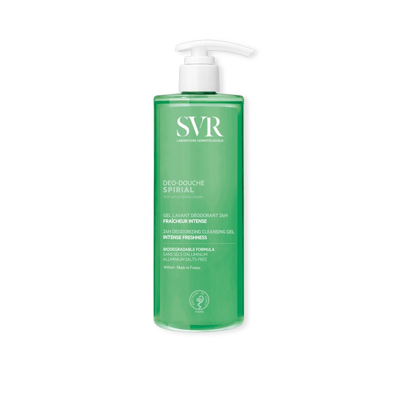 SVR Spirial Déo-Douche Intense Freshness Deodorizing Gel 400ml (13.53fl ...