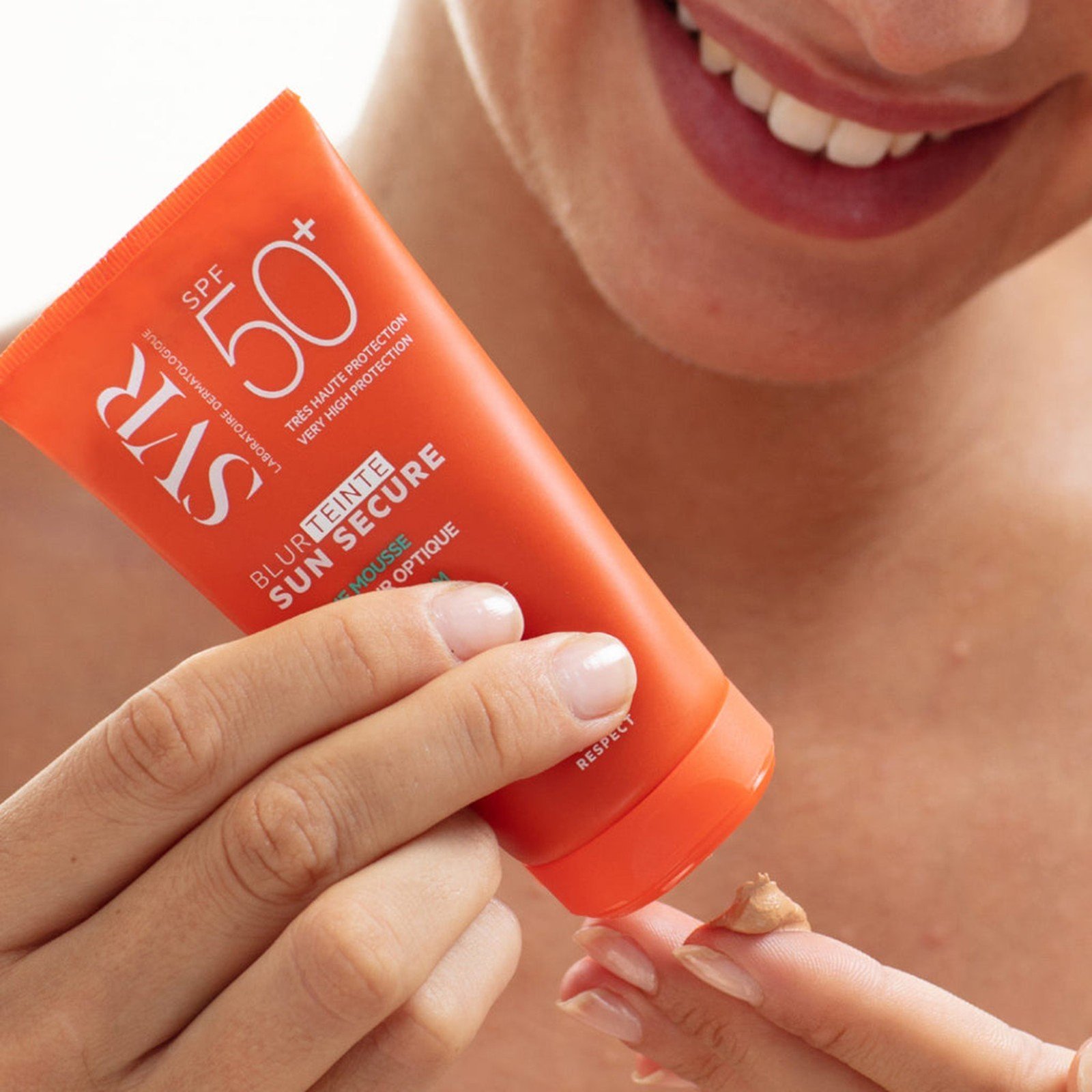 SVR Sun Secure Blur Tinted Mousse Cream SPF50+ Sunscreen 50ml (1.7floz) USA