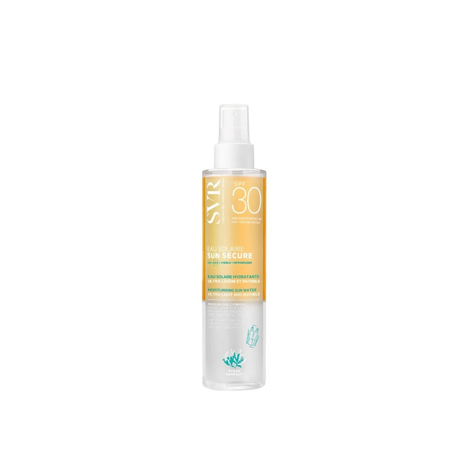 SVR Sun Secure Moisturizing Sun Water SPF30 Sunscreen 200ml (6.8 fl oz) USA