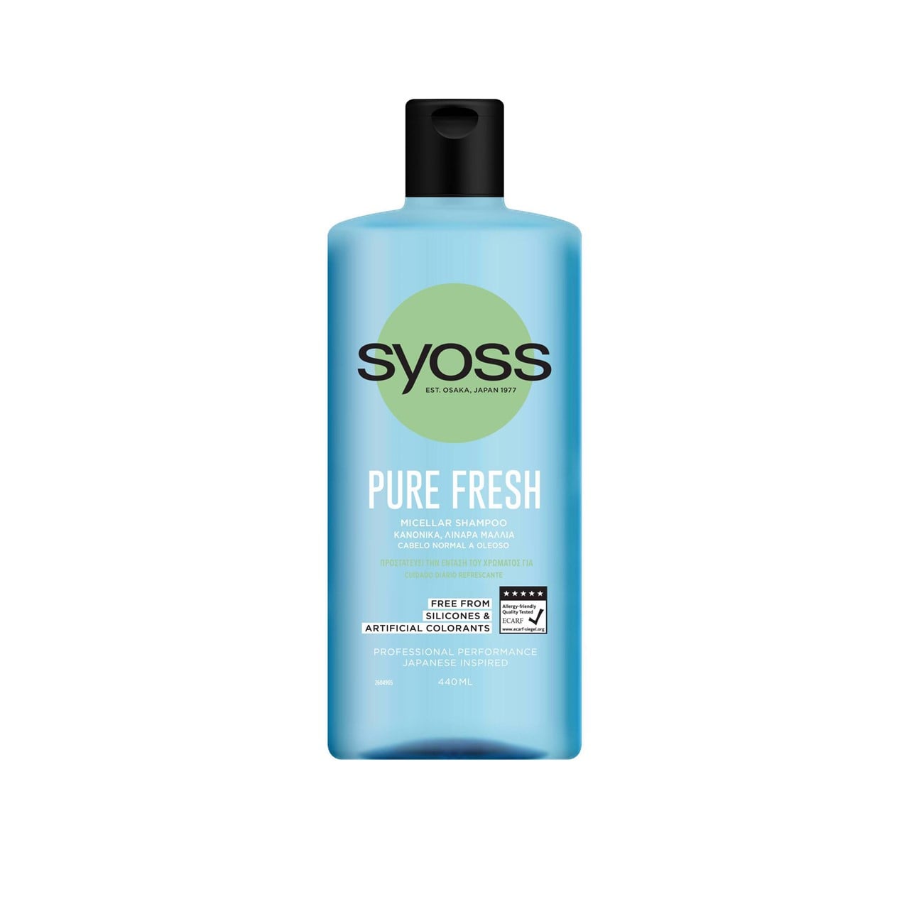 Syoss Pure Fresh Micellar Shampoo 440ml Spain