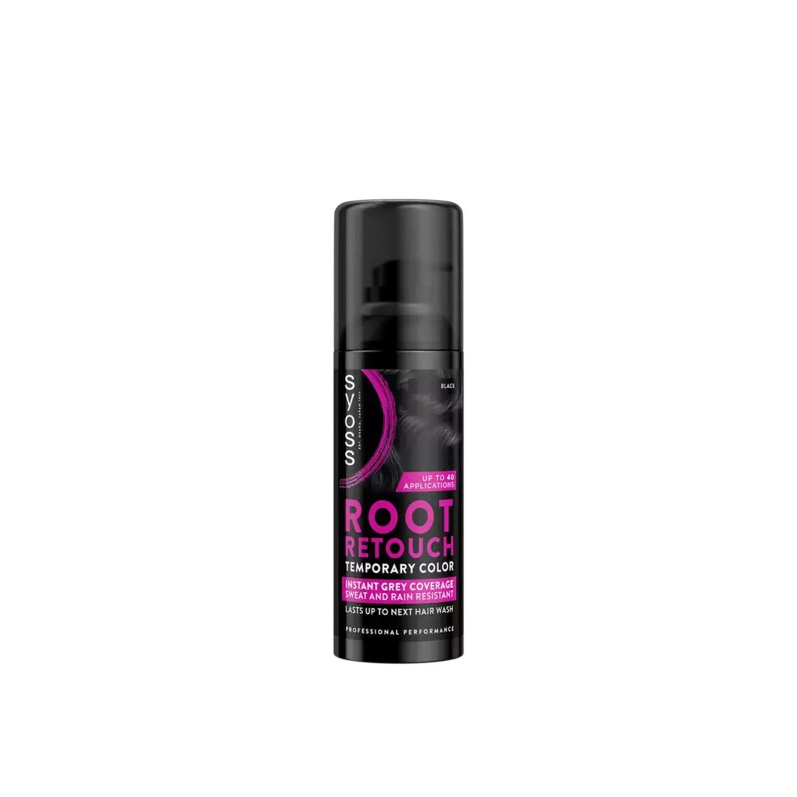 Syoss Root Retouch Temporary Color Spray Black 120Ml España