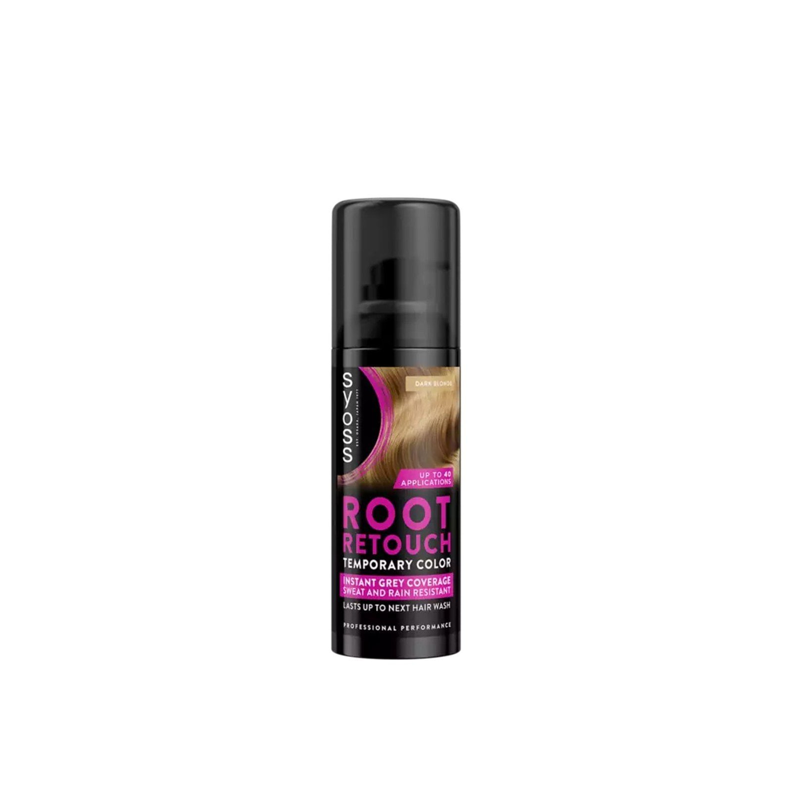 Syoss Root Retouch Temporary Color Spray Dark Blonde 120ml Italy