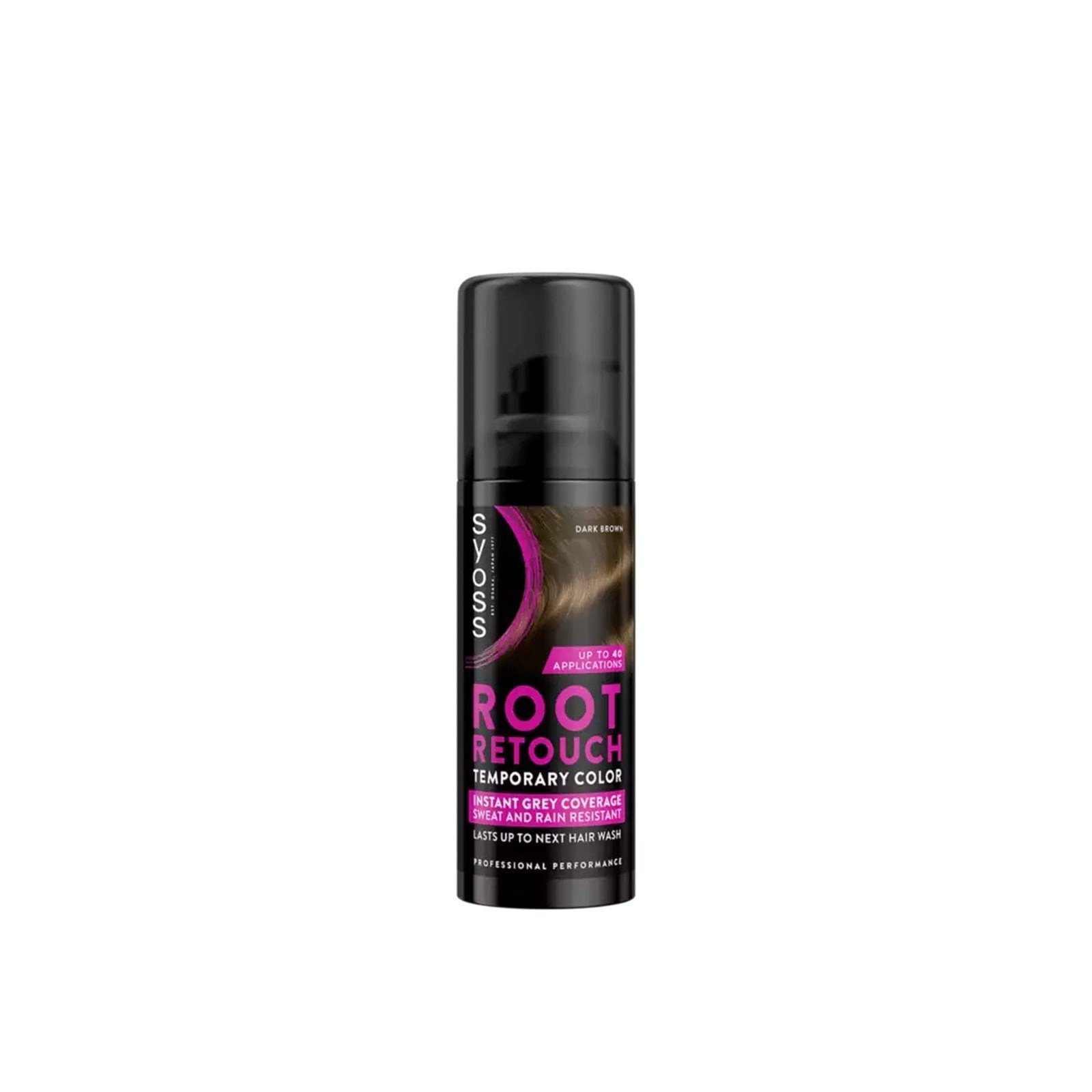 Syoss Root Retouch Temporary Color Spray Dark Brown 120ml Hungary