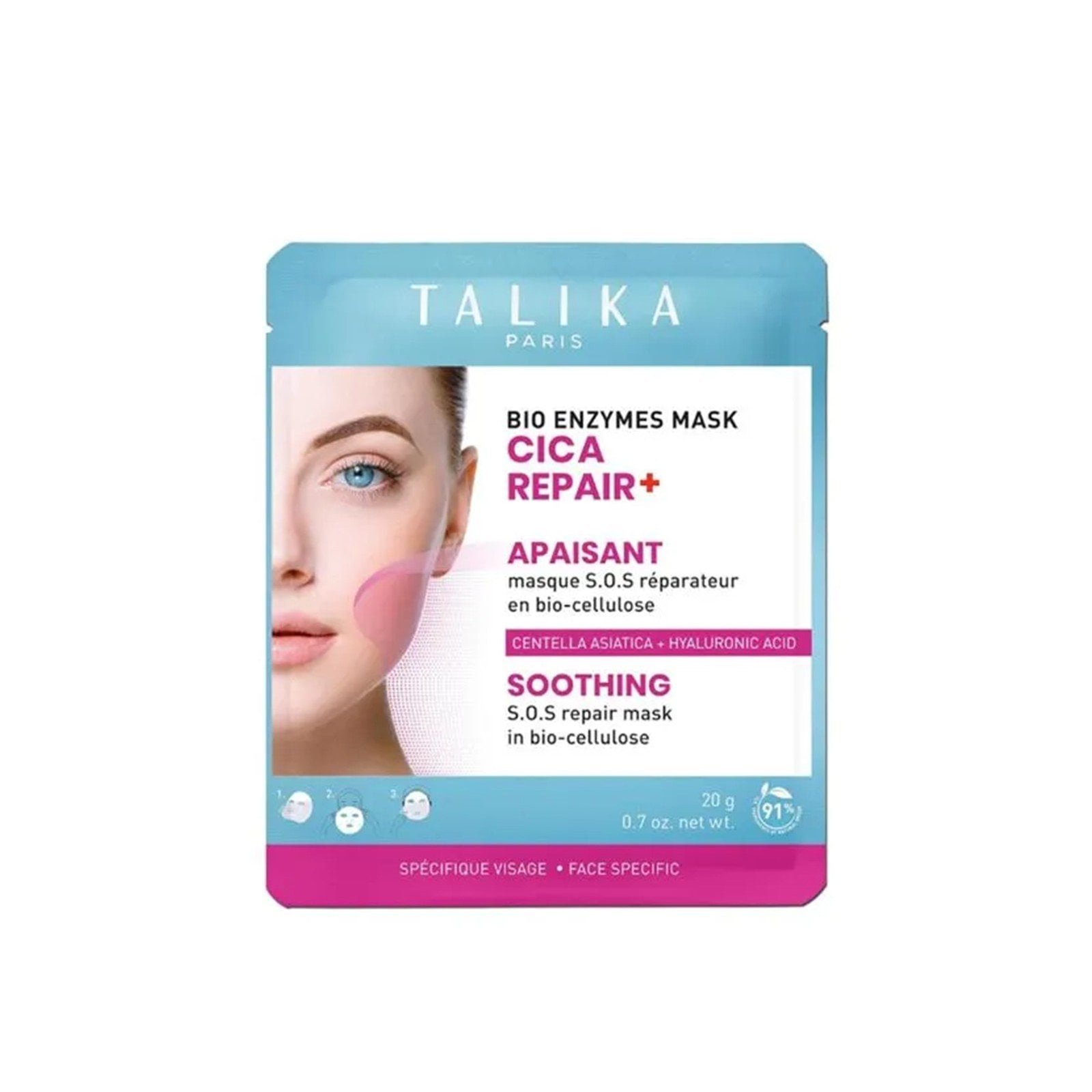 Talika Bio Enzymes Cica Repair+ Soothing Mask 20g South Africa