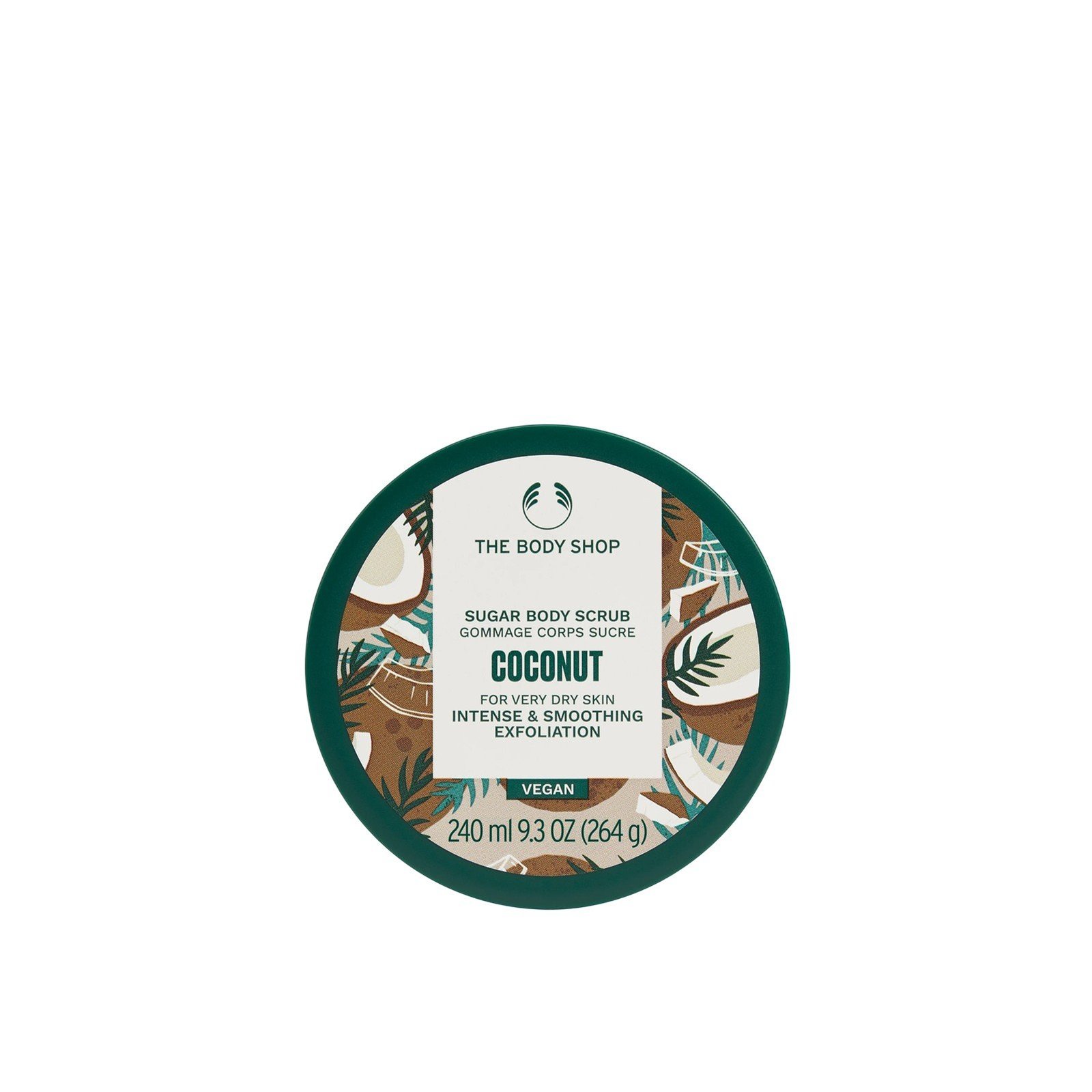 The Body Shop Coconut Sugar Body Scrub 240ml Taiwan