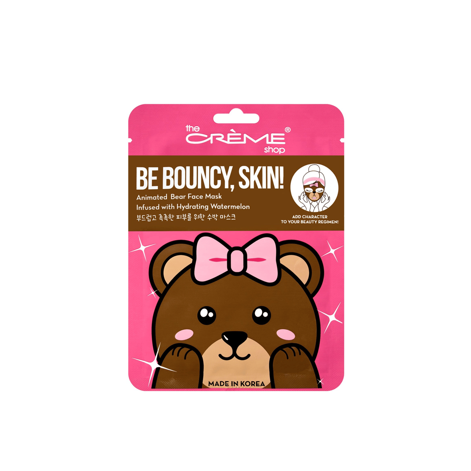 Buy The Crème Shop Be Bouncy, Skin! Animated Bear Face Mask 25g · Jordan