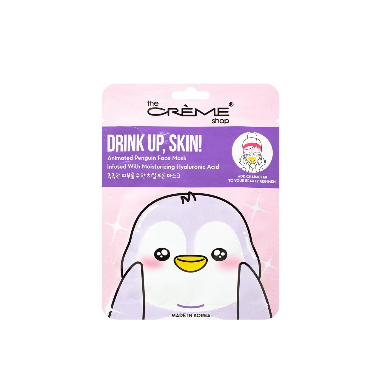 The Crème Shop Drink Up, Skin! Animated Penguin Face Mask 25g Ukraine