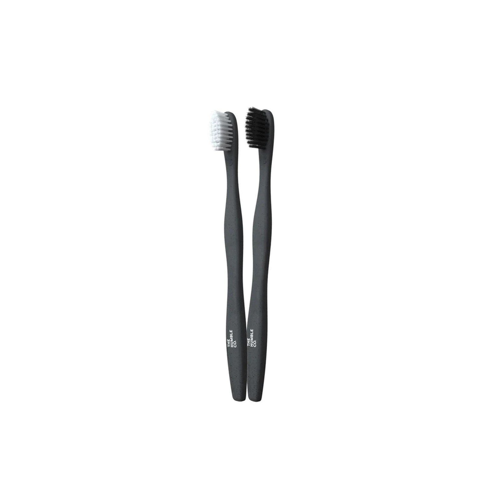 The Humble Co. Humble Brush Plant Based Materials Soft Toothbrush Black ...