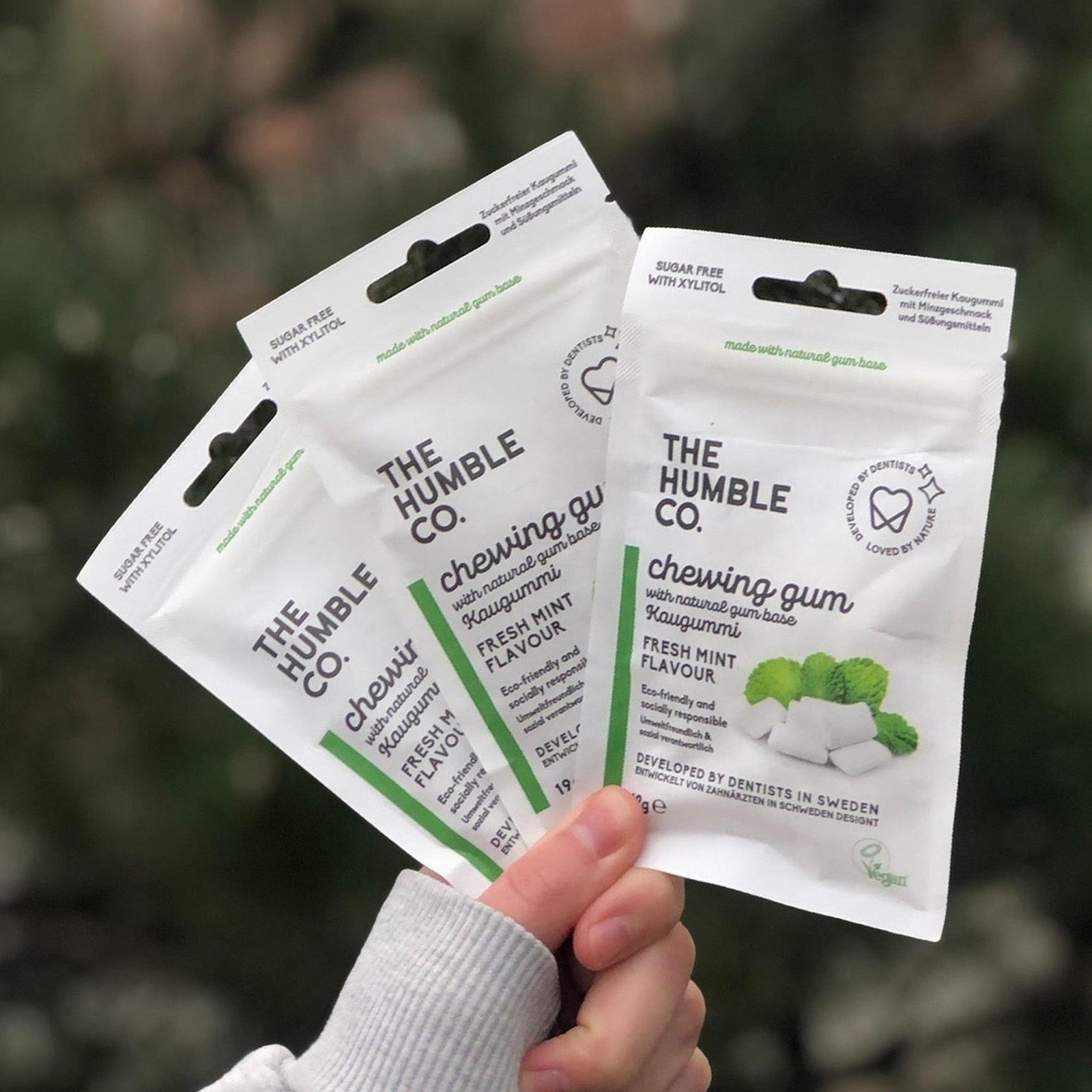 The Humble Co. Natural Chewing Gum Fresh Mint 19g Seychelles
