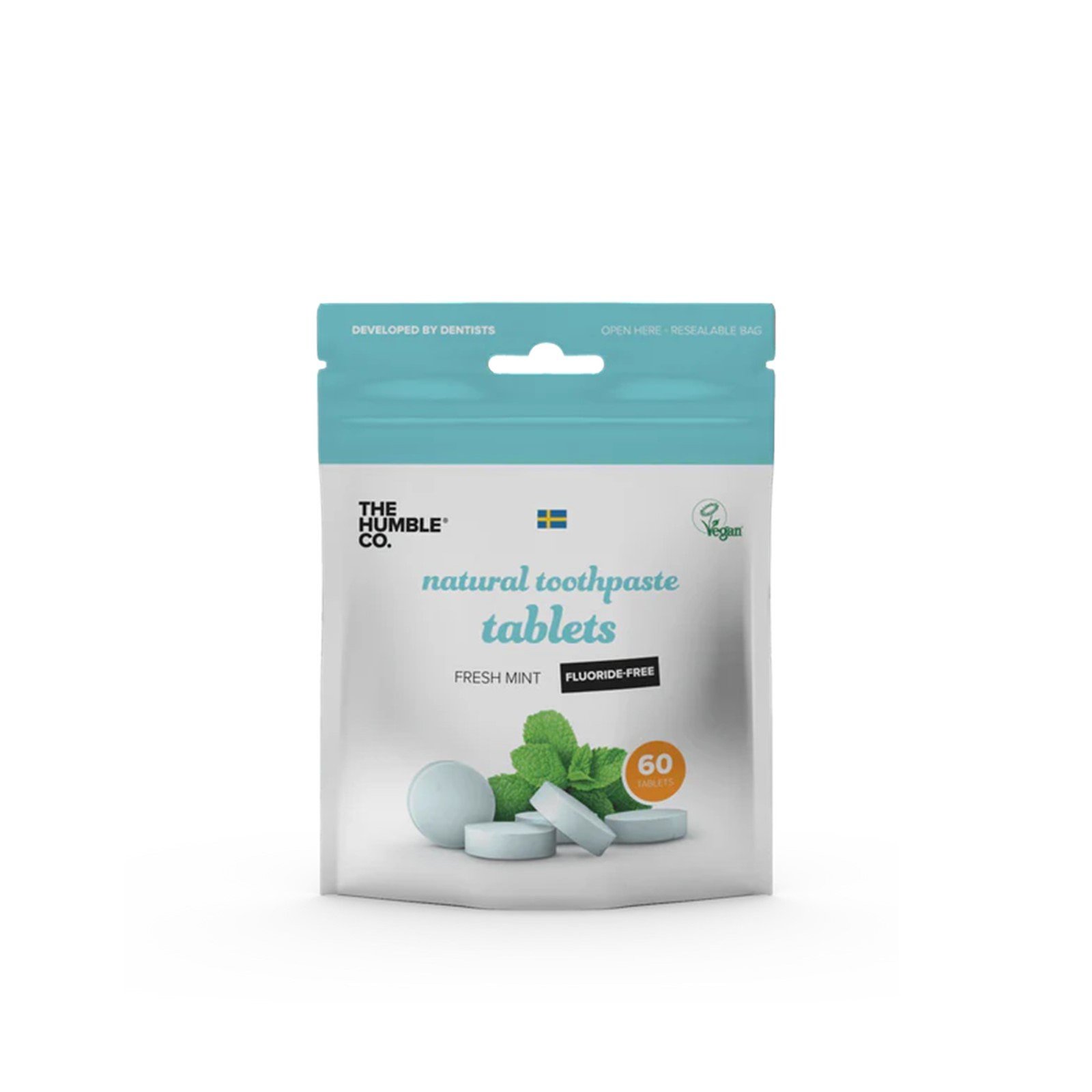 The Humble Co. Natural Toothpaste Fresh Mint Tablets United States