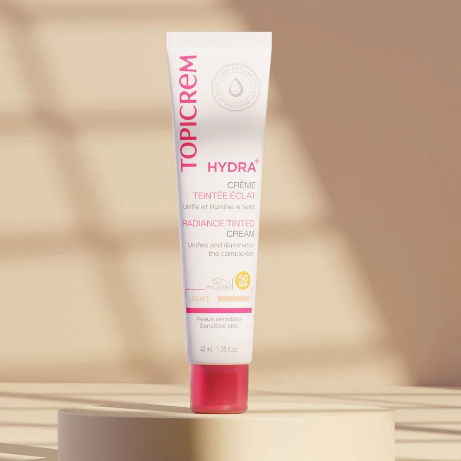 Topicrem Hydra+ Radiance Tinted Cream SPF50 Light 40ml Jordan