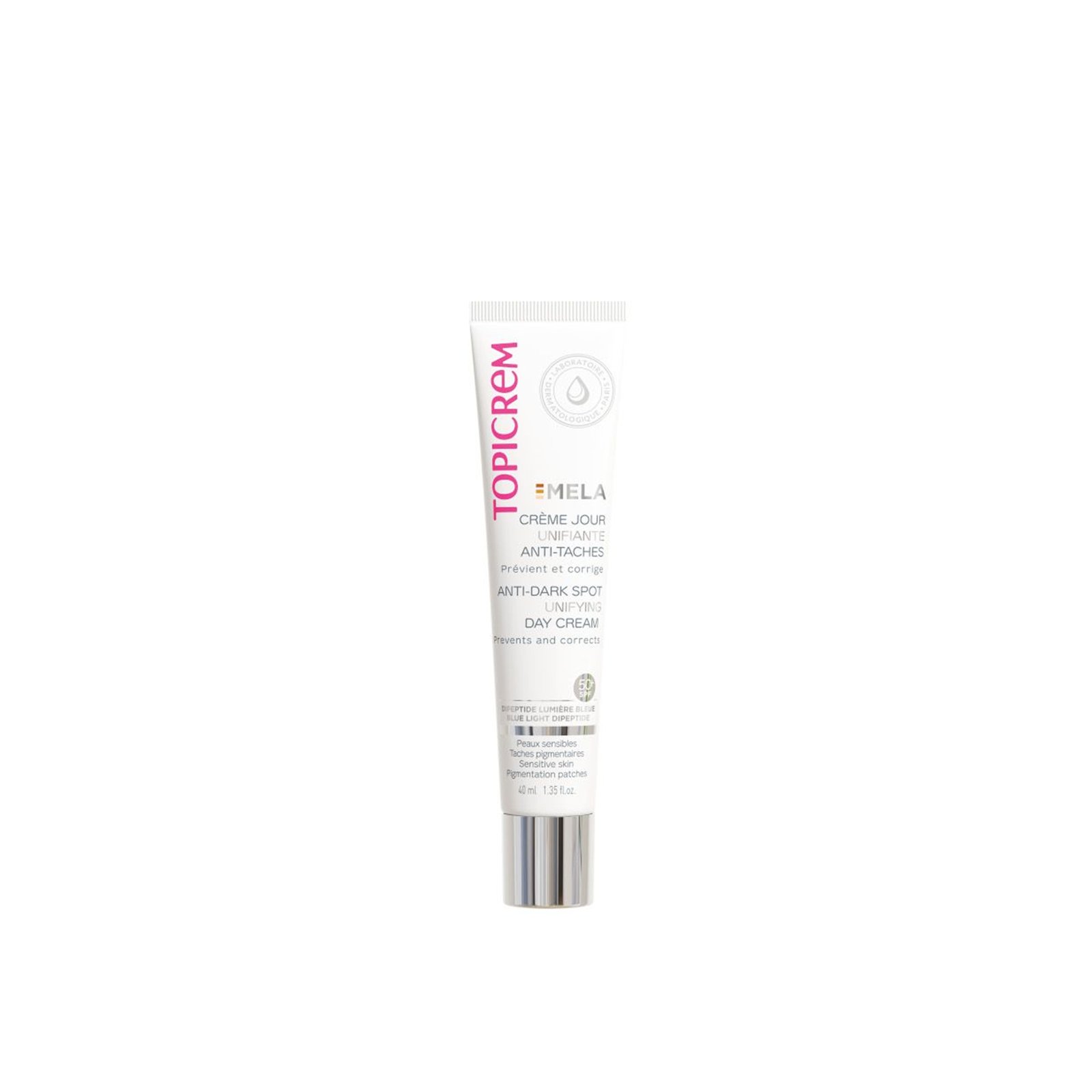 Topicrem MELA Anti-Dark Spot Unifying Day Cream SPF50+ 40ml (1.35 fl oz ...