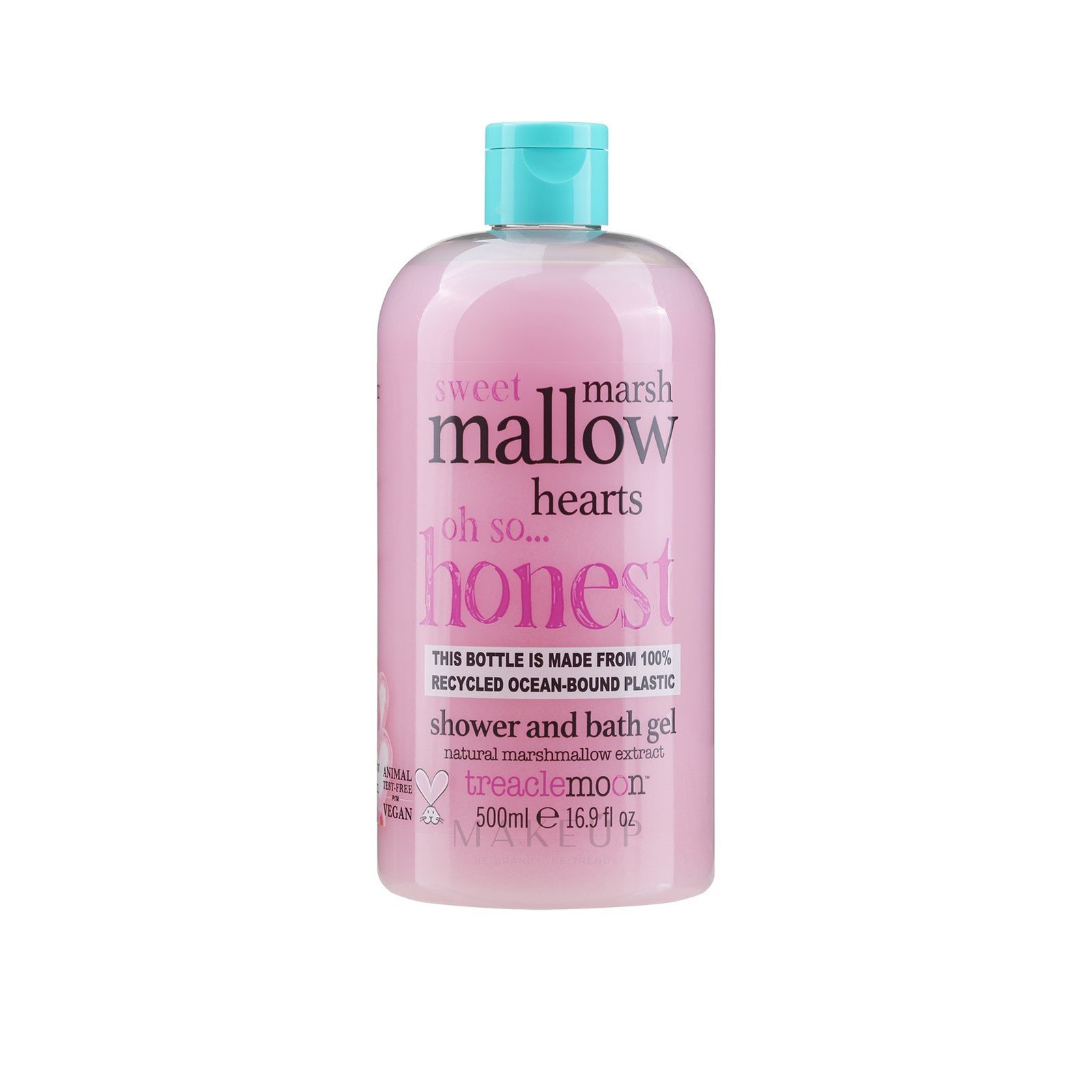 Treaclemoon Marshmallow Hearts Shower and Bath Gel 500ml Fiji