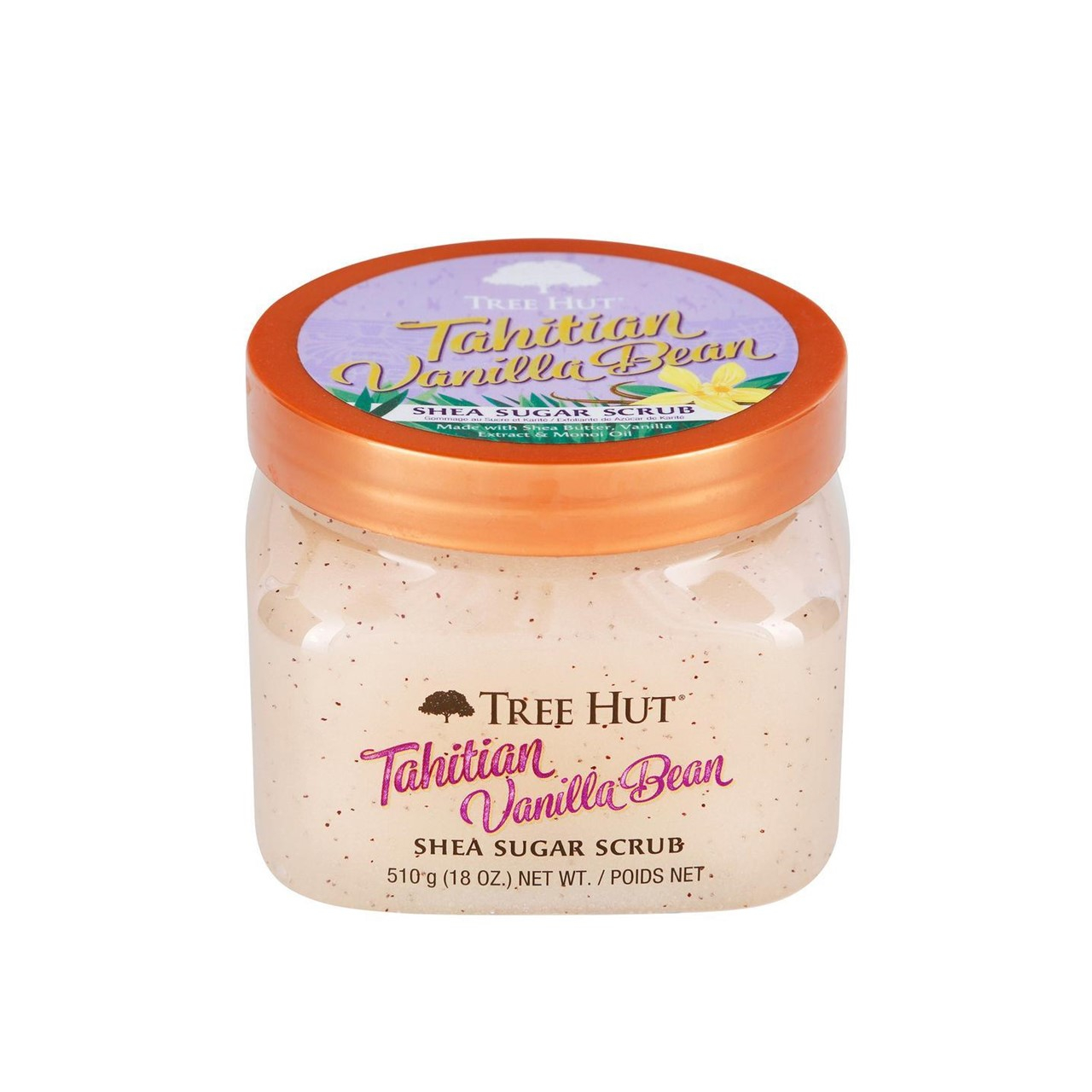 Tree Hut Tahitian Vanilla Bean Shea Sugar Scrub 510g Australia