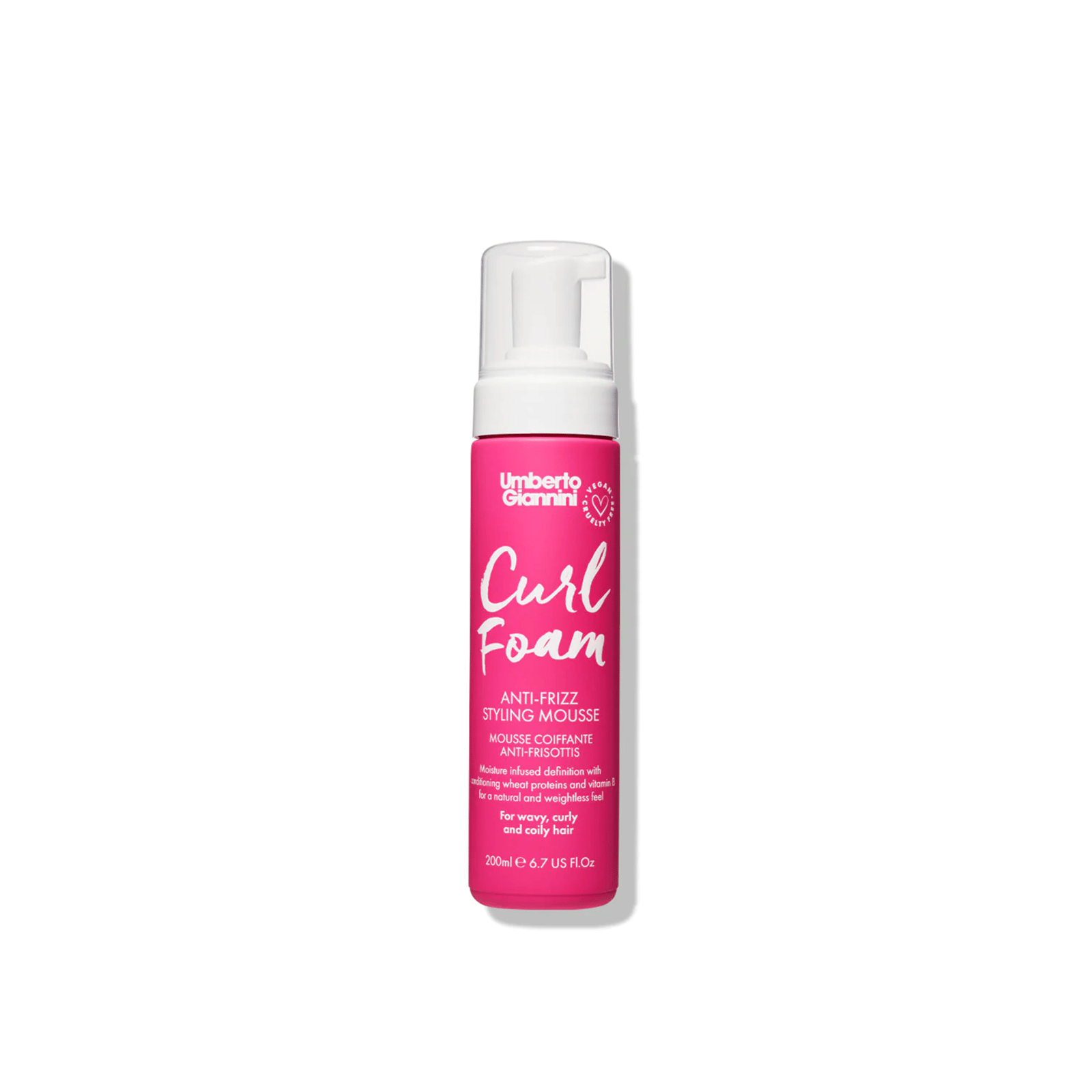 Umberto Giannini Curl Foam Anti-Frizz Styling Mousse 200ml Thailand