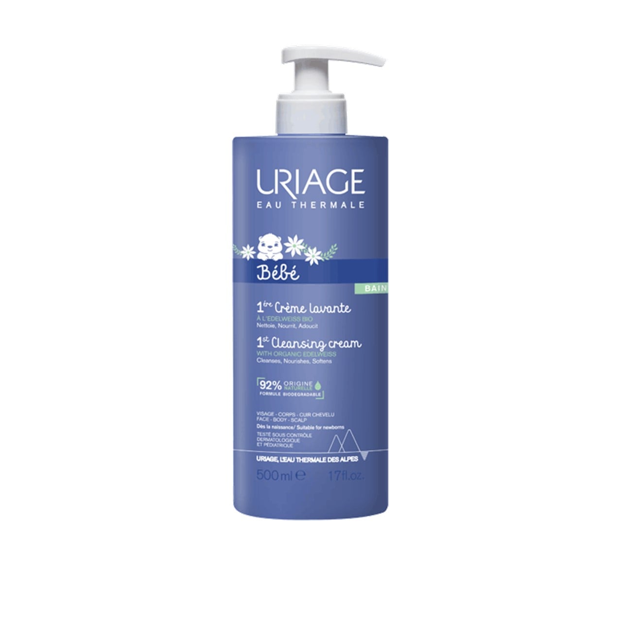 Uriage Baby 1st Cleansing Cream 500ml Australia