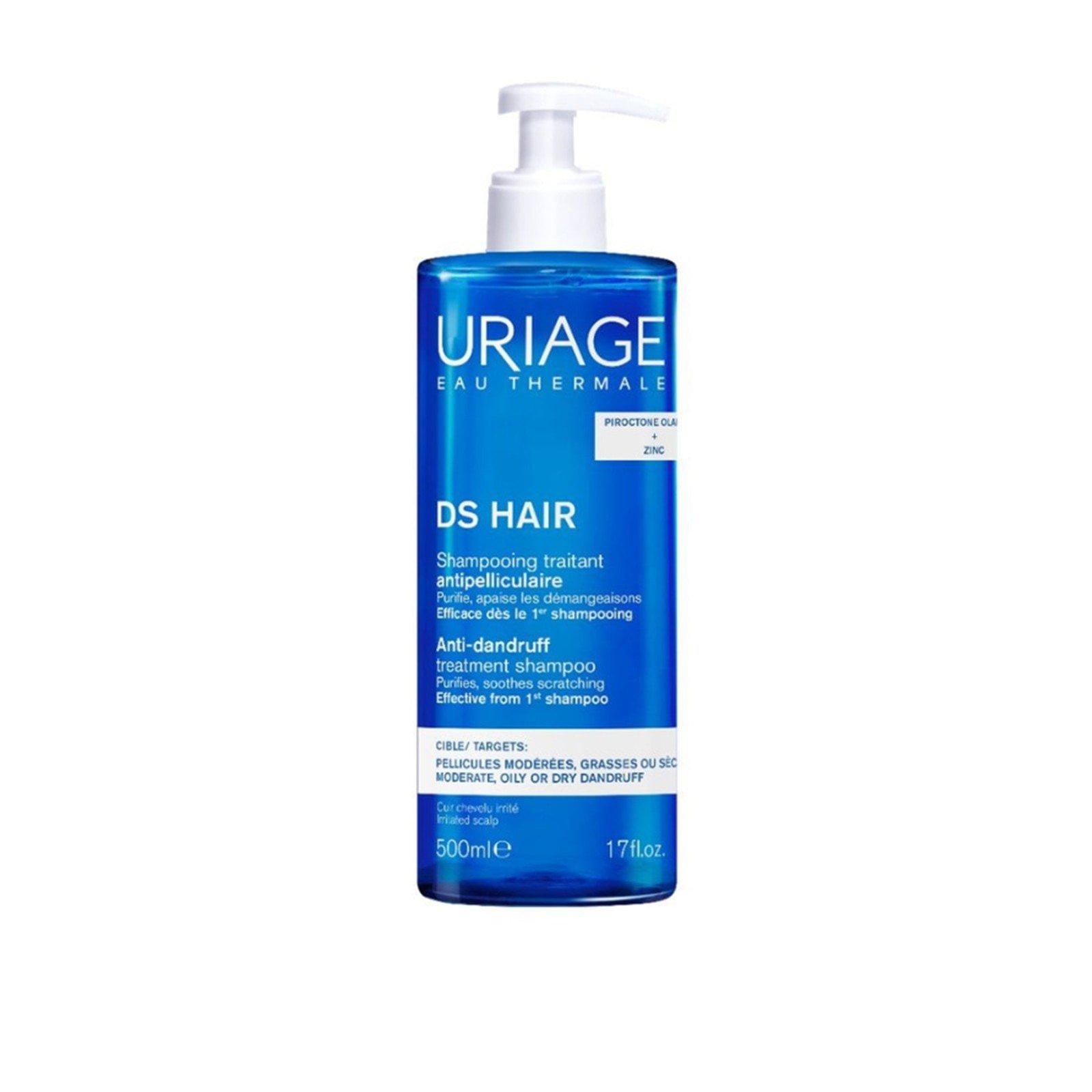 Uriage DS Hair Anti-Dandruff Treatment Shampoo 500ml Japan