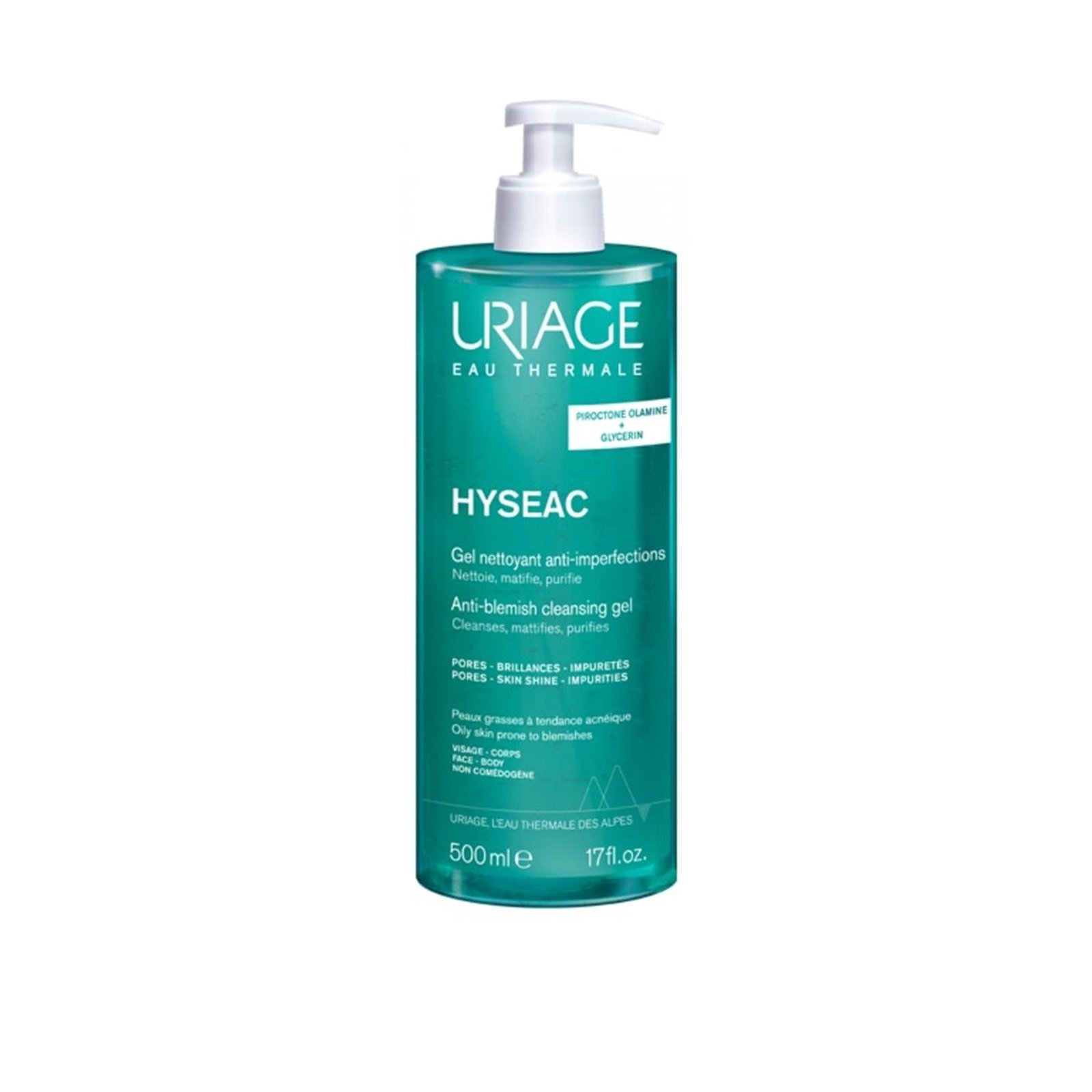 Uriage Hyséac Cleansing Gel 500ml (16.91fl oz) USA