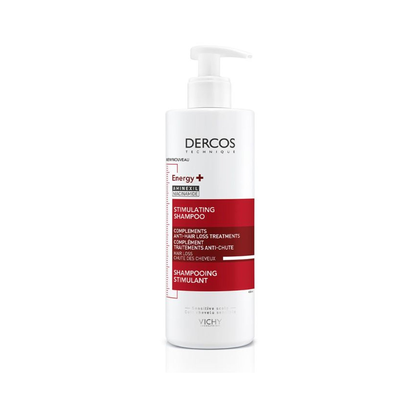 Vichy Dercos Energising Stimulating Shampoo Hair Loss 400ml USA