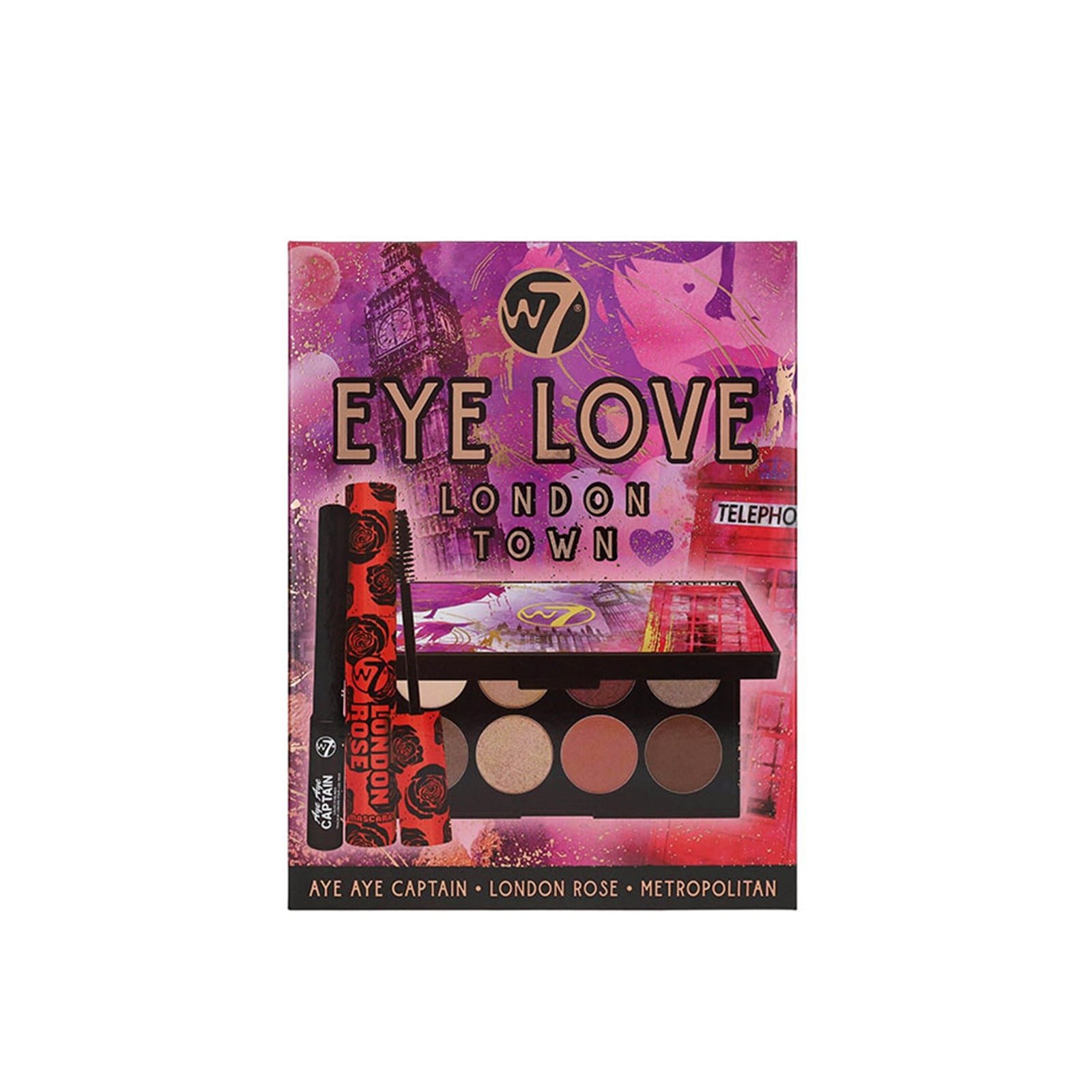 W7 Makeup Eye Love London Town Gift Set USA