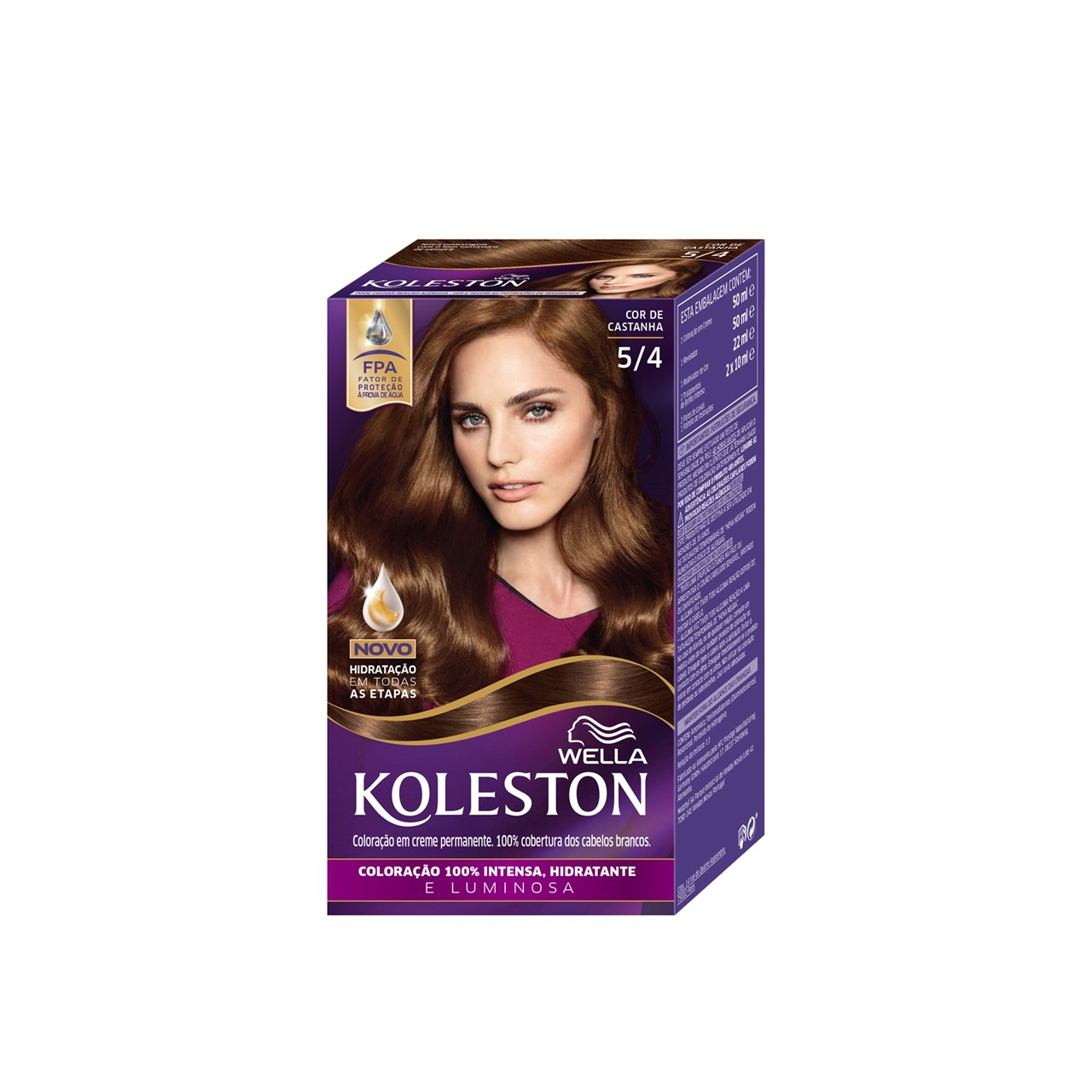 Wella Koleston 5/4 Chestnut Permanent Hair Color México