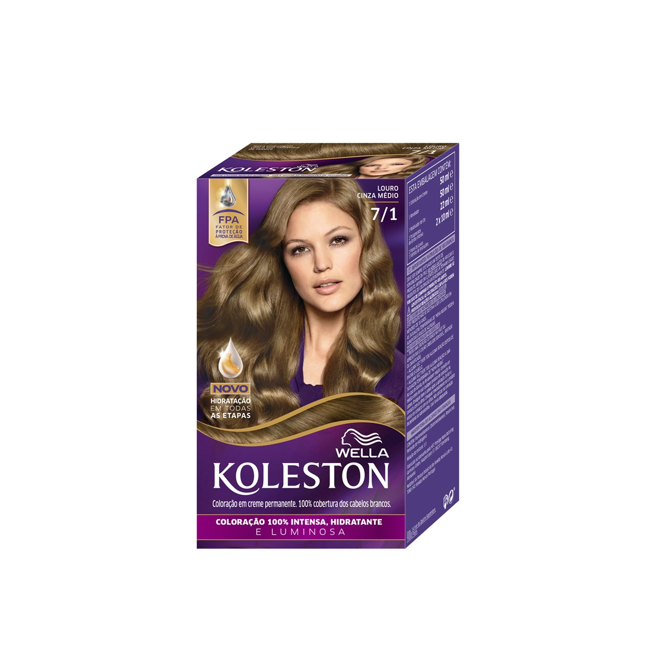 Wella Koleston 7/1 Medium Ash Blonde Permanent Hair Color USA