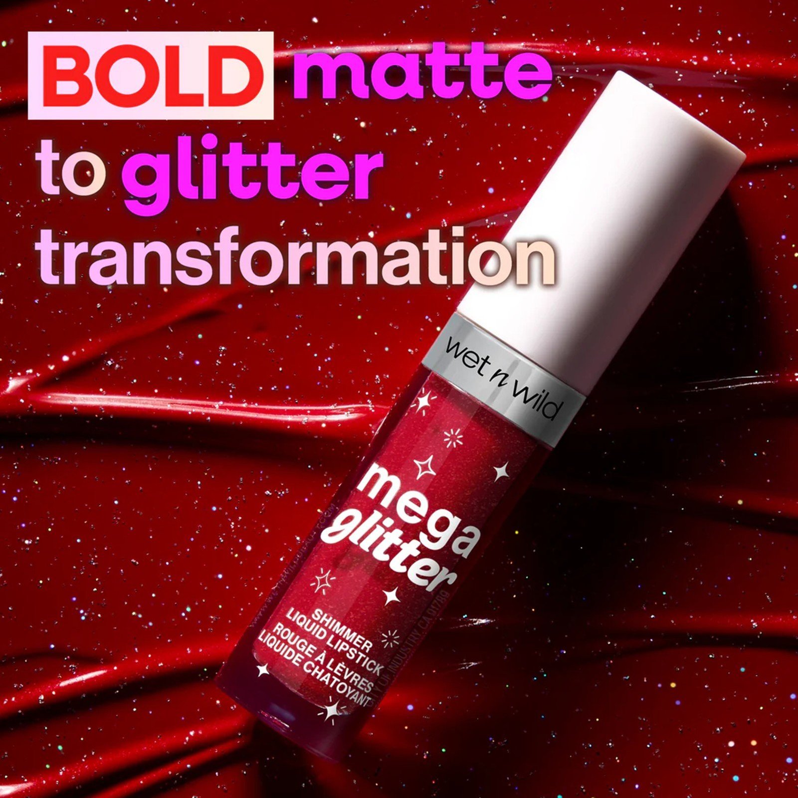 Wet n Wild Mega Glitter Shimmer Liquid Lipstick New Soulmate 2.8Ml Perú