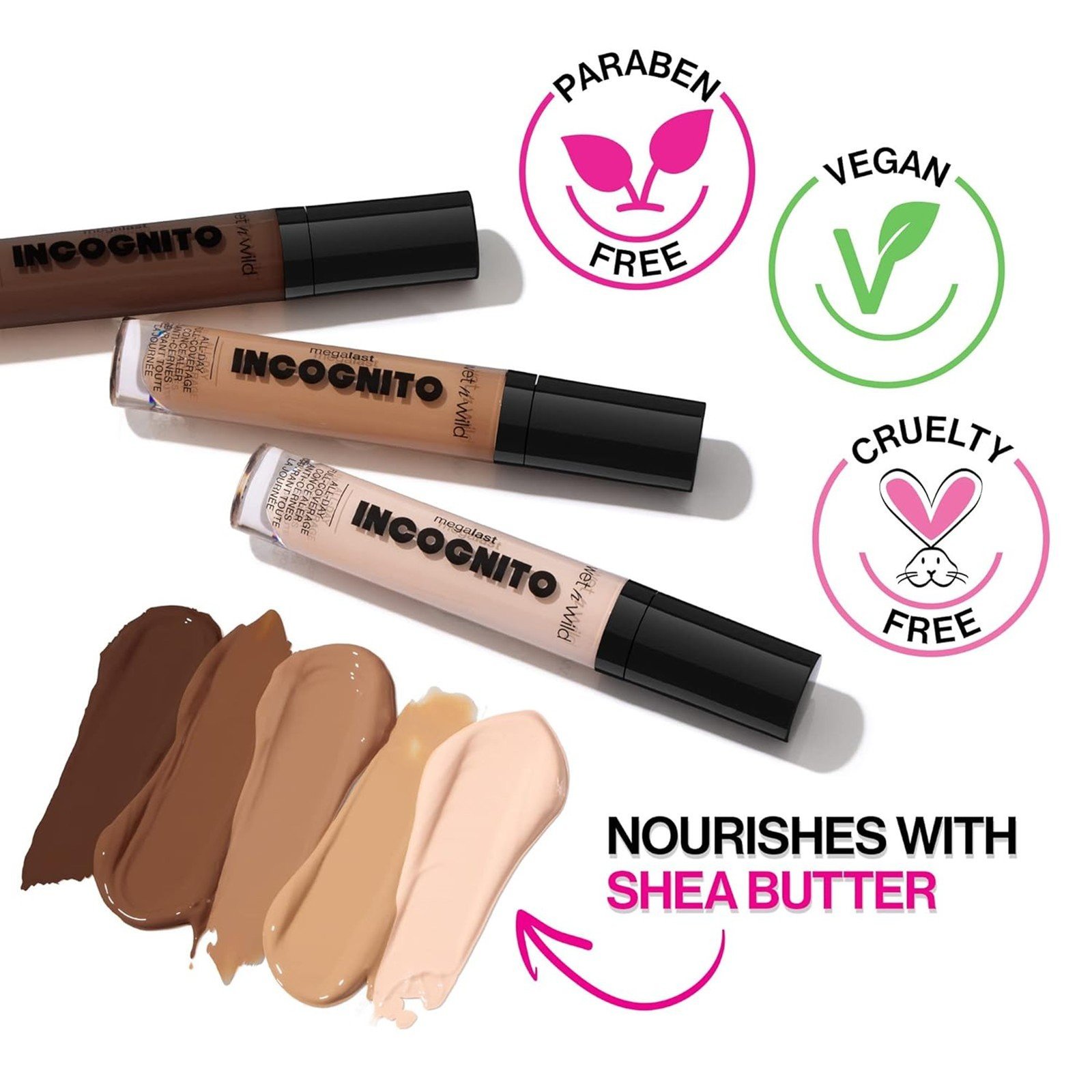 Wet n Wild Mega Last Incognito All-Day Full Coverage Concealer Light ...