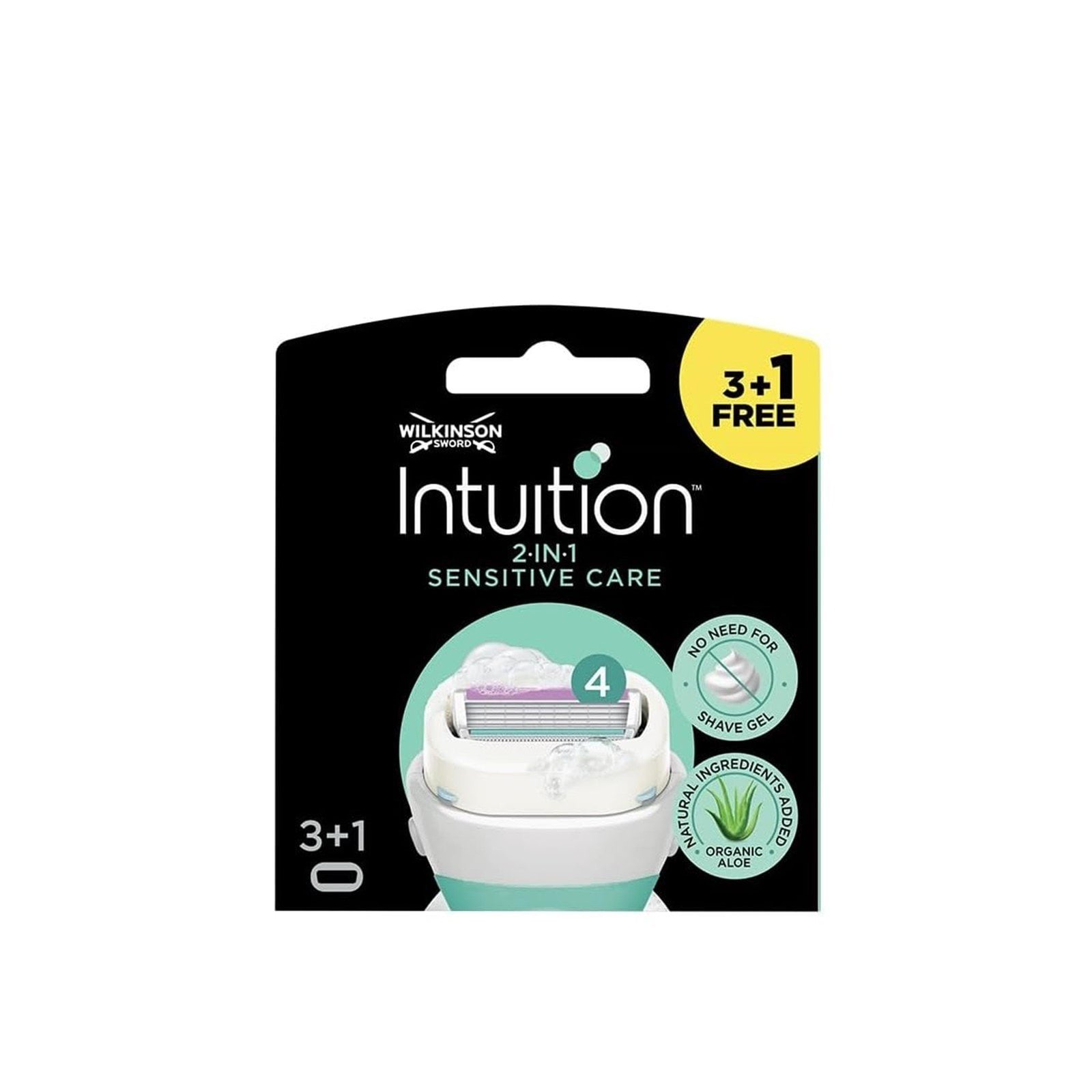 Wilkinson Sword 2-In-1 Sensitive Care Replacement Razor Blades x4 Thailand