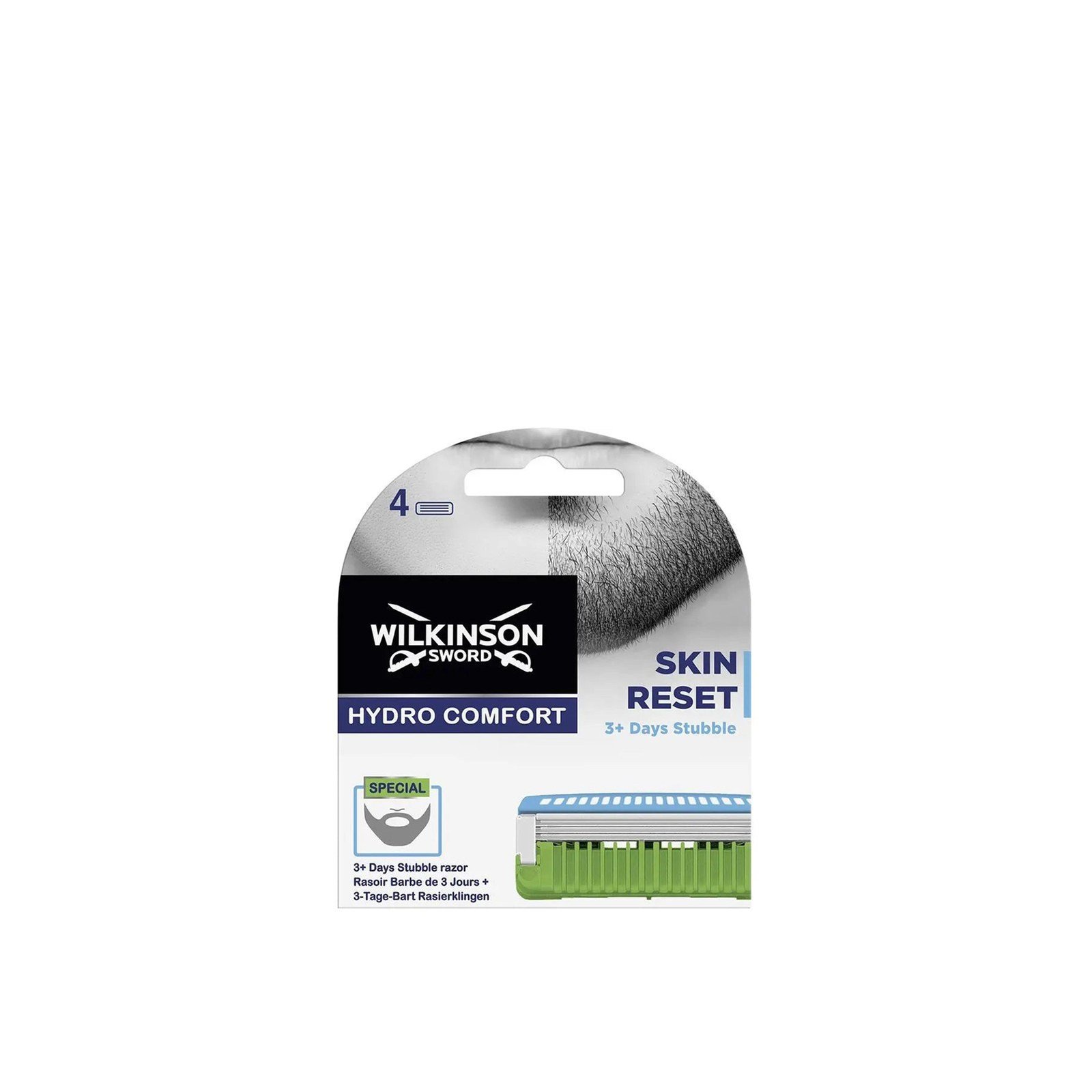 Wilkinson Sword Hydro Comfort Skin Reset Replacement Razor Blades x4 UK