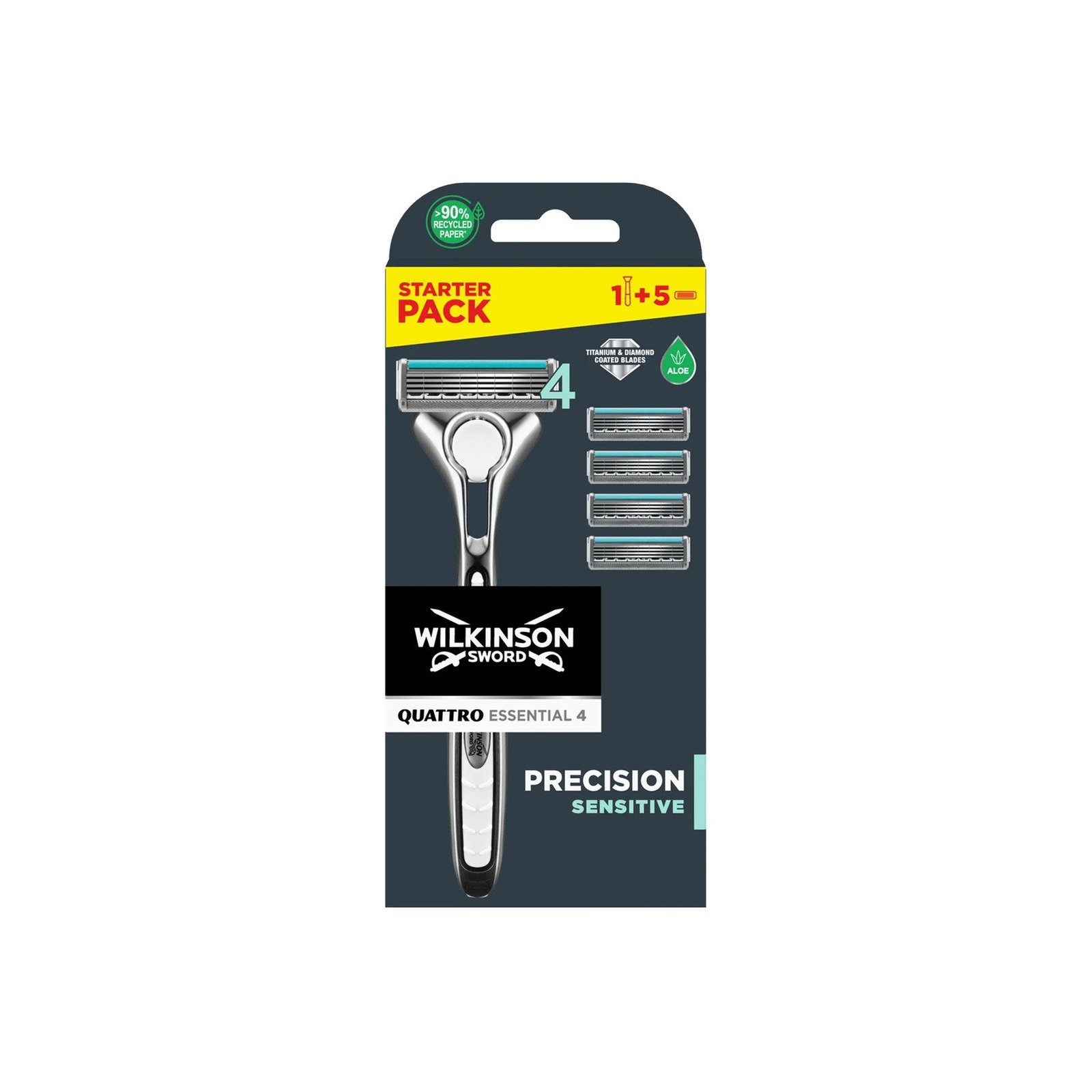 Wilkinson Sword Quattro Essential 4 Precision Sensitive UAE