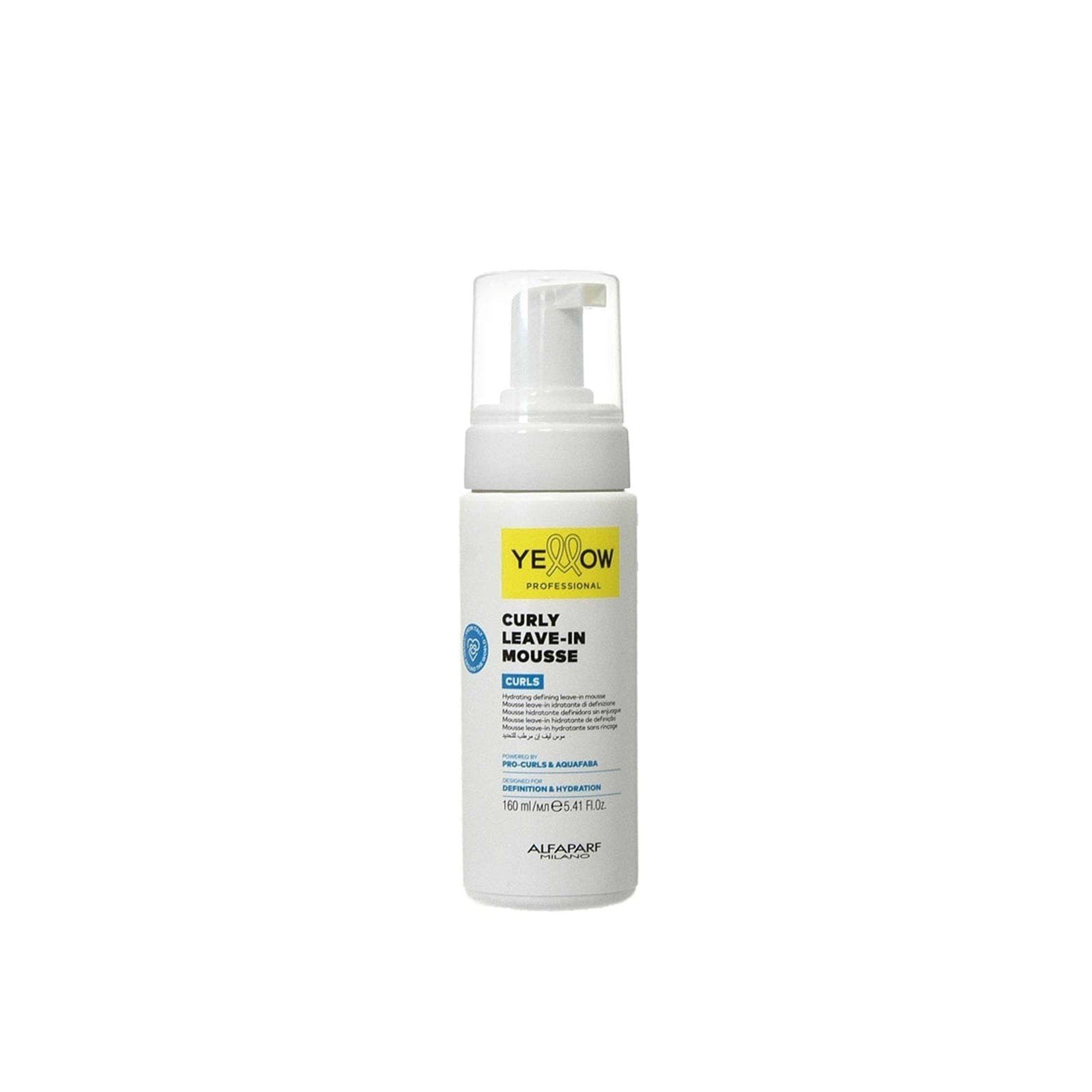 Yellow Professional Curls Curly Leave-In Mousse 160ml Australia