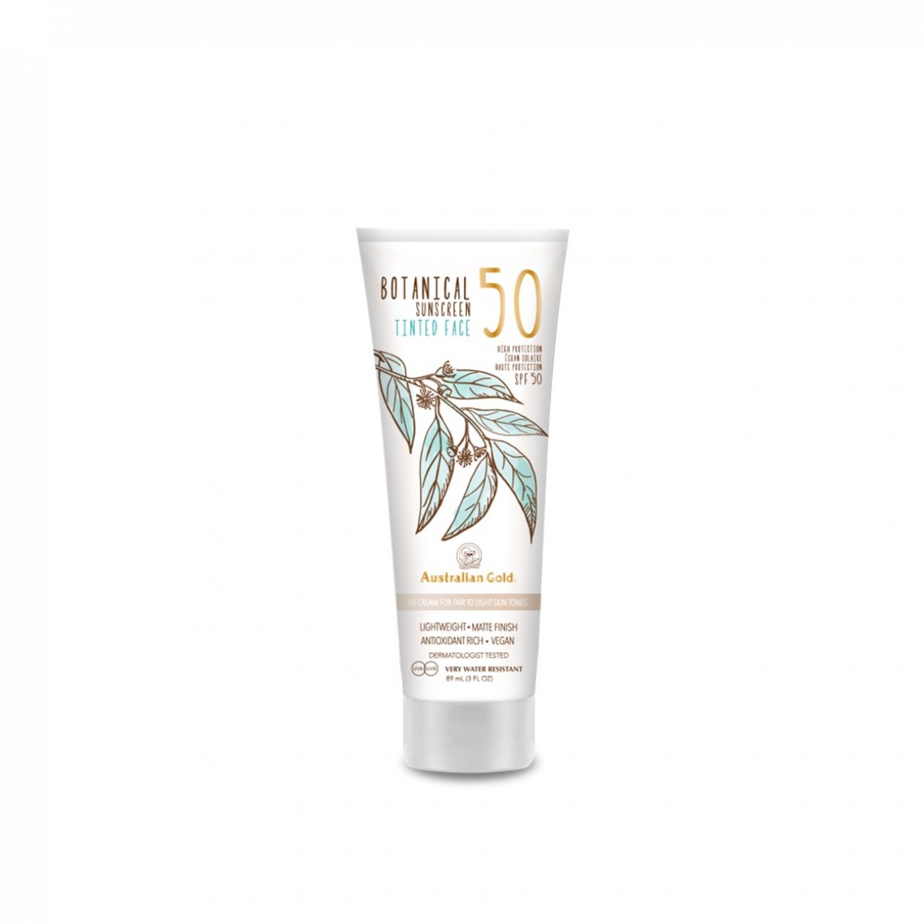 Buy Australian Gold Botanical Tinted Face Mineral Lotion SPF50 · Australia