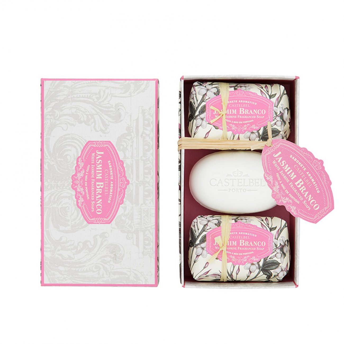 Buy GIFT SET:Castelbel White Jasmine Soap Bar 3x150g · Qatar