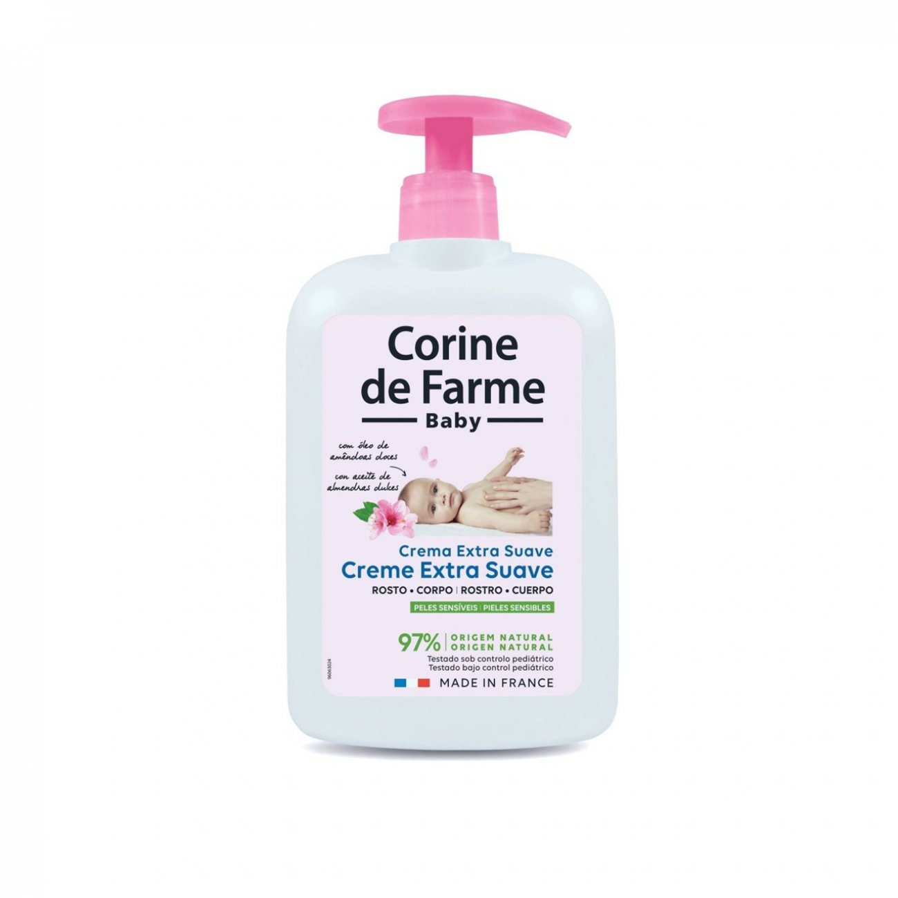 Buy Corine de Farme Baby Extra Gentle Cream With Sweet Almond Oil 500ml · World Wide