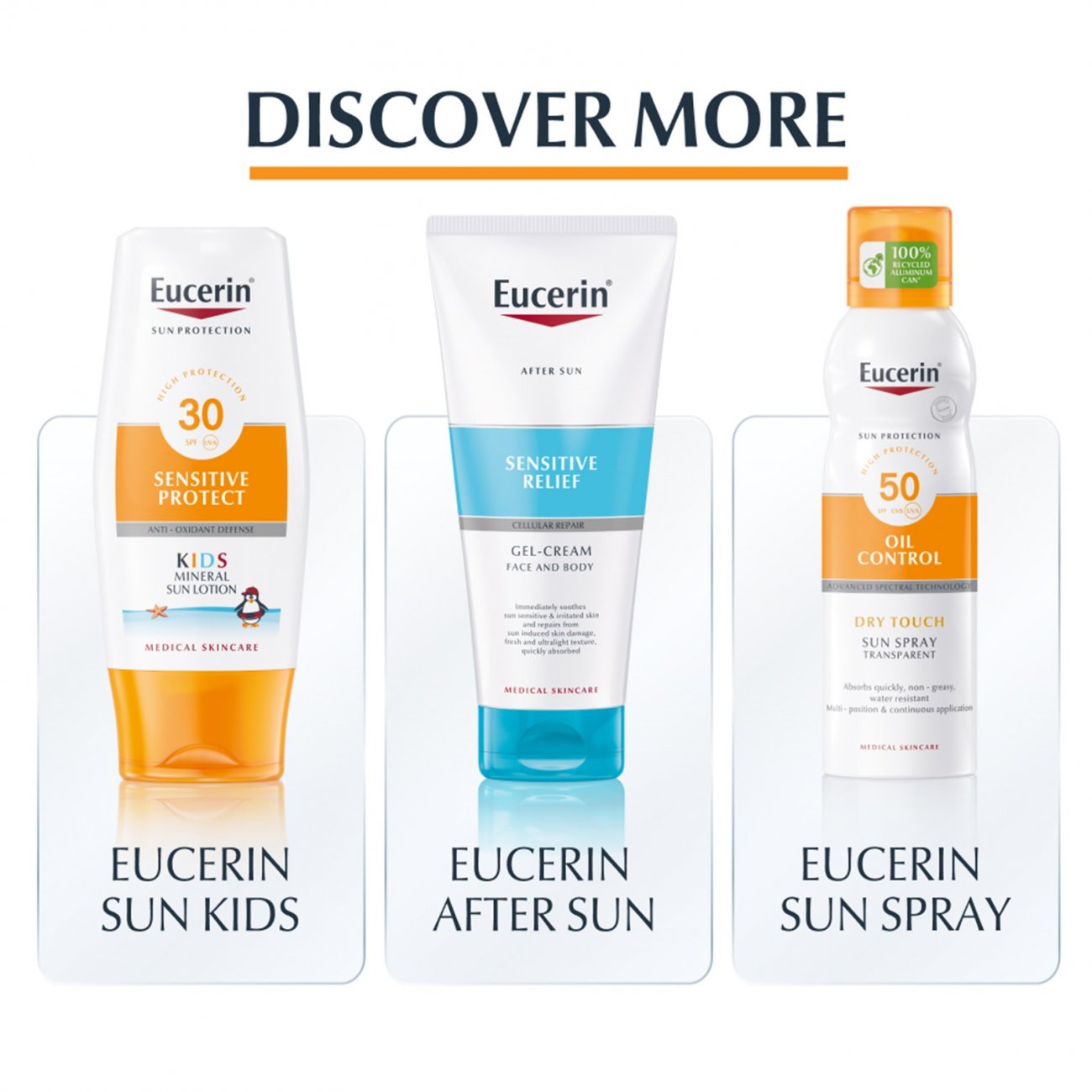 Buy Eucerin Sun Oil Control Dry Touch Sun Gel-Cream SPF50+ 200ml (6 ...