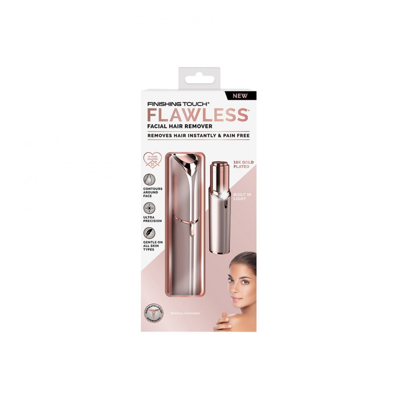 Buy Finishing Touch Flawless™ Facial Hair Remover White · USA