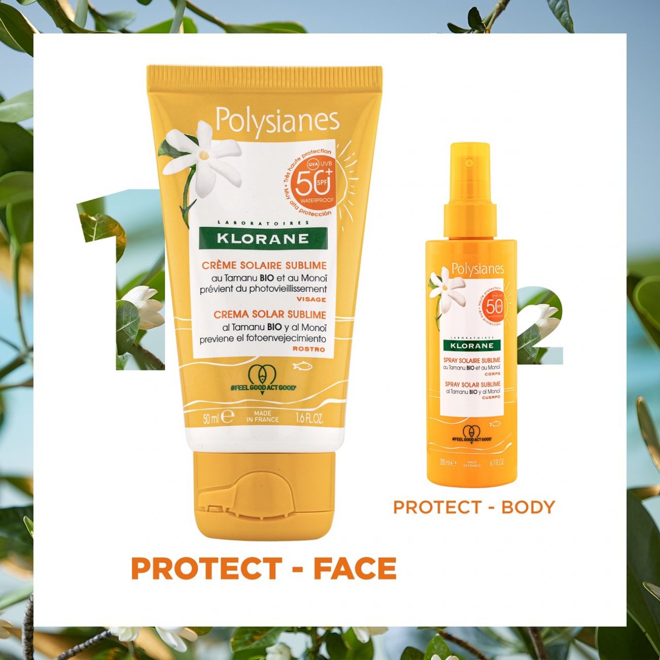 Acquistare Klorane Polysianes Sublime Sun Cream SPF50+ 50ml · Italia