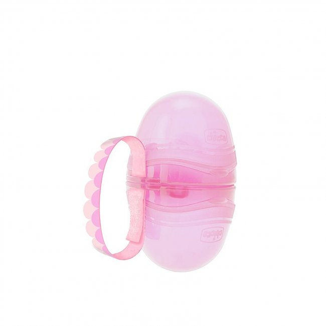 Buy Chicco Travel Box Double Pacifier Holder Pink · Australia
