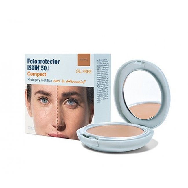 Buy ISDIN Fotoprotector Compact SPF50+ Color Bronze 10g · United Arab ...