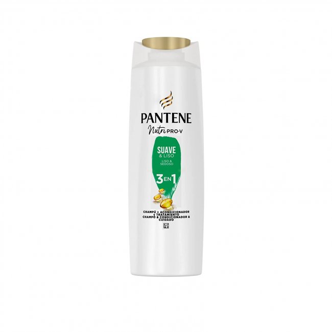 Buy Pantene Nutri Pro-V Smooth & Sleek 3in1 Shampoo 600ml · Thailand