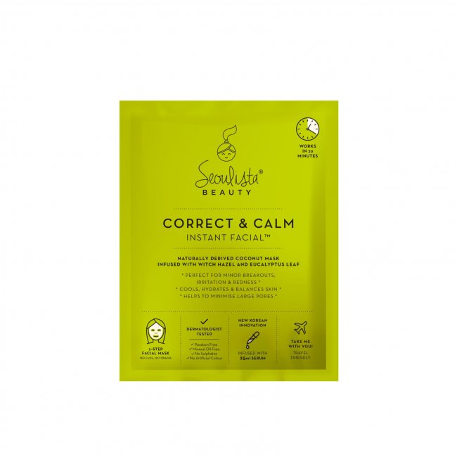Comprar Seoulista Beauty Correct & Calm Instant Facial Sheet Mask 25ml ...