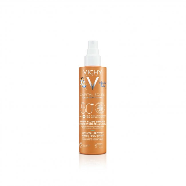 Buy Vichy Capital Soleil Kids Cell Protect Water Fluid Spray SPF50 ...