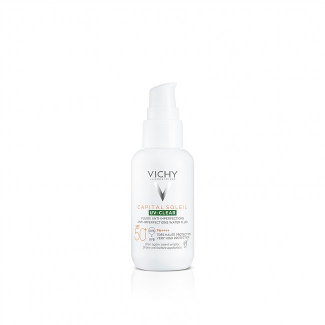 Buy Vichy Capital Soleil UV-Clear Anti-Imperfections Water Fluid SPF50 ...