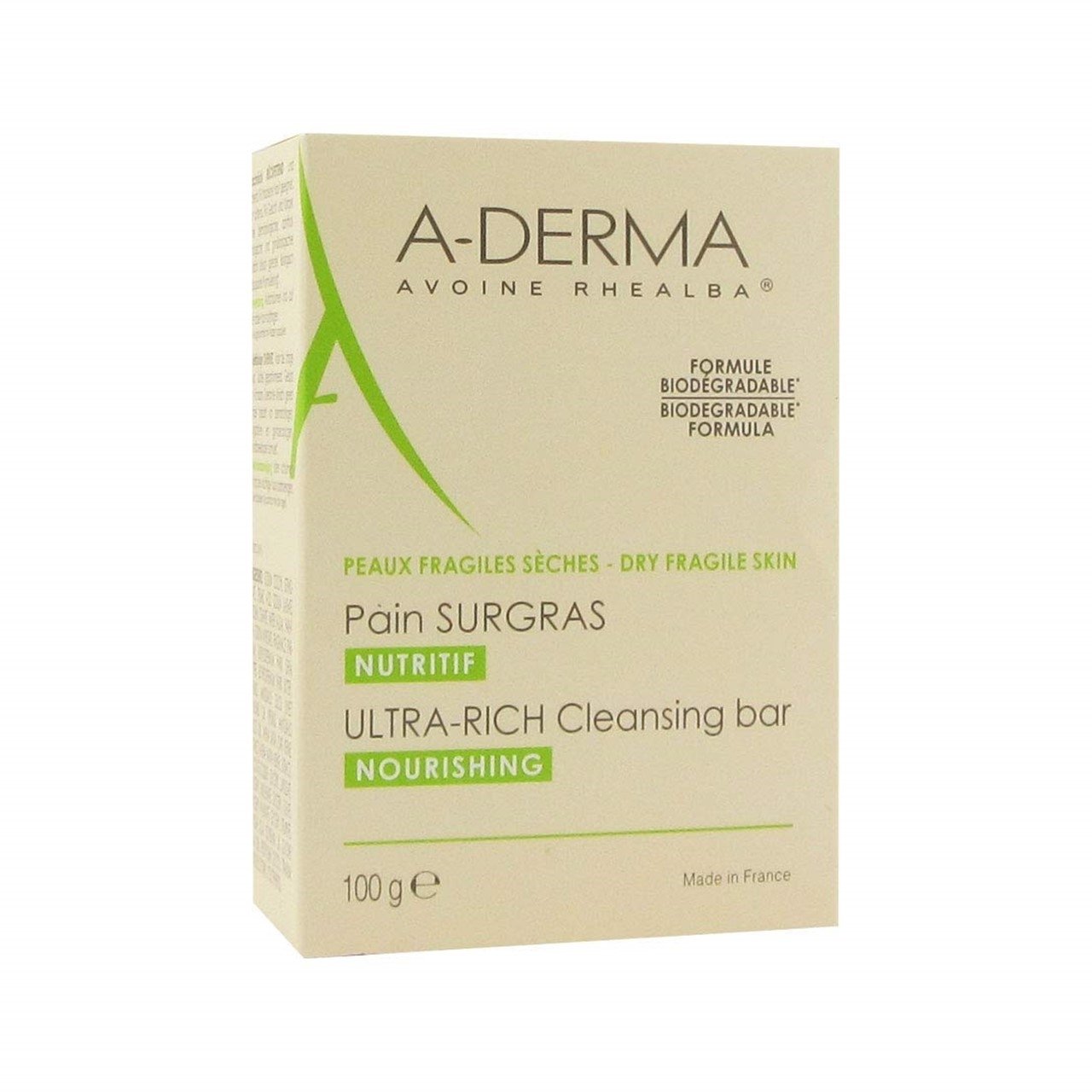 Buy A-Derma Ultra-Rich Nourishing Cleansing Bar 100g · World Wide