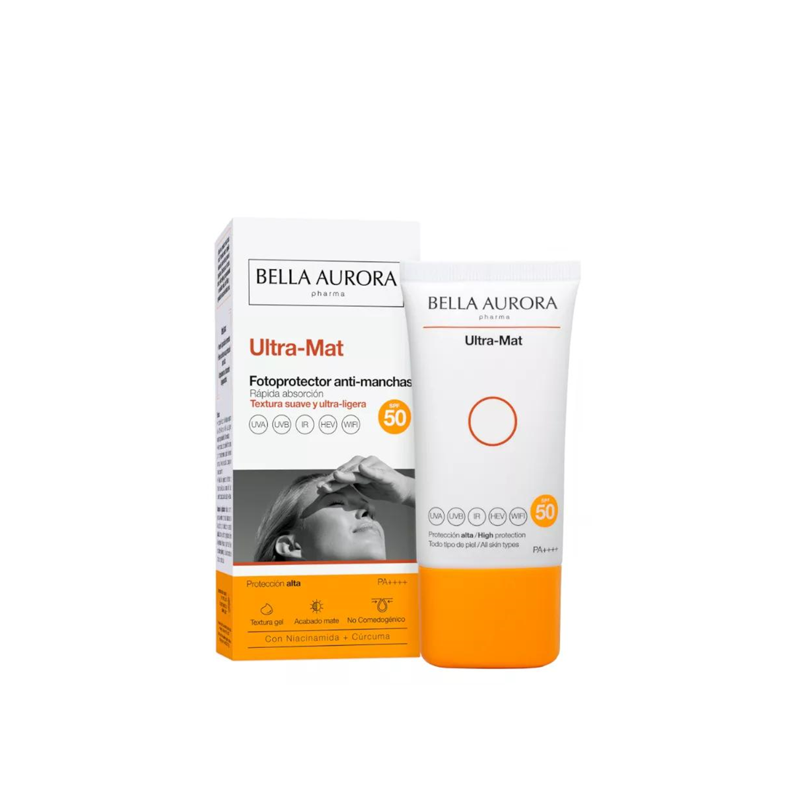 Buy Bella Aurora Ultra-Mat Anti-Dark Spot Photoprotector SPF50 50ml ...
