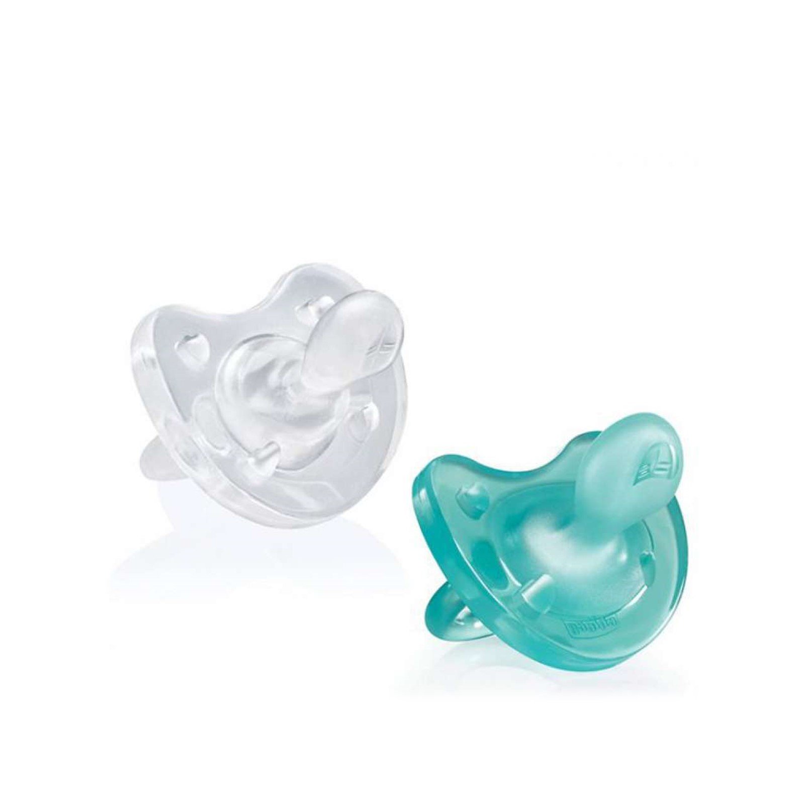 Buy Chicco Physio Soft Silicone Pacifier 0 6m Transparent Blue X2 Lietuva
